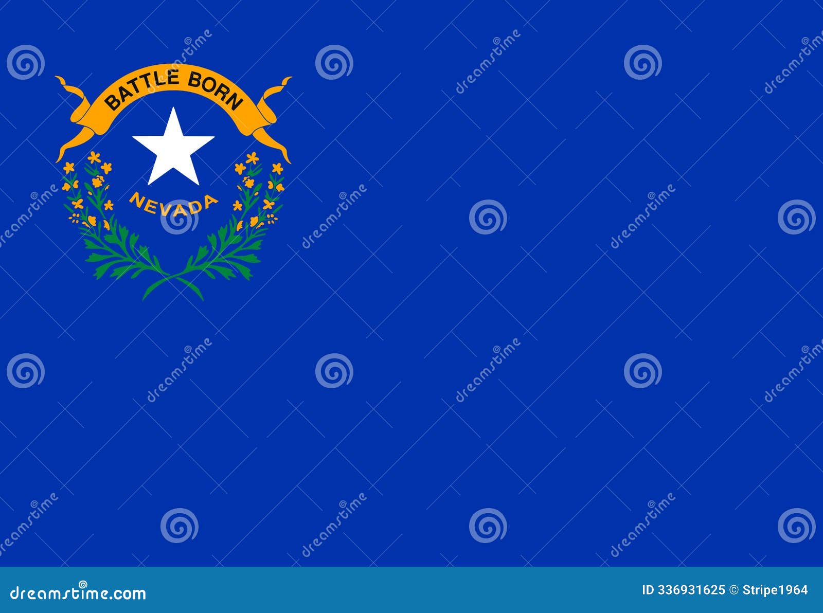 Nevada State Flag Background Illustration Stock Illustration ...