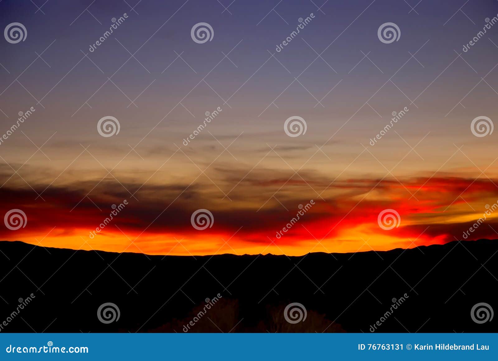 Nevada Sunset stock image. Image of purple, setting, nature - 76763131