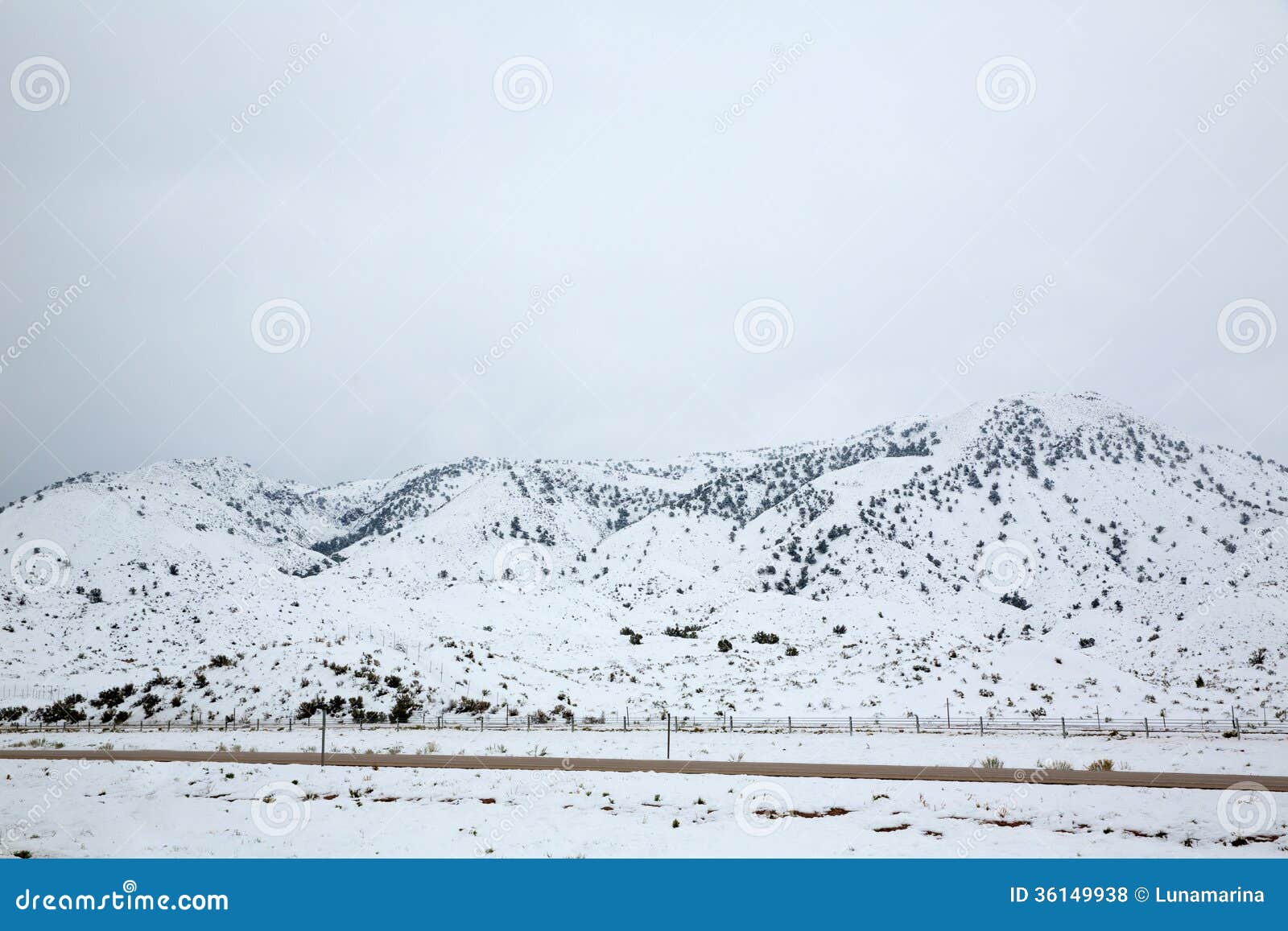 Nevada USA Spring Snow in the Mountains Stock Photo - Image of american ...