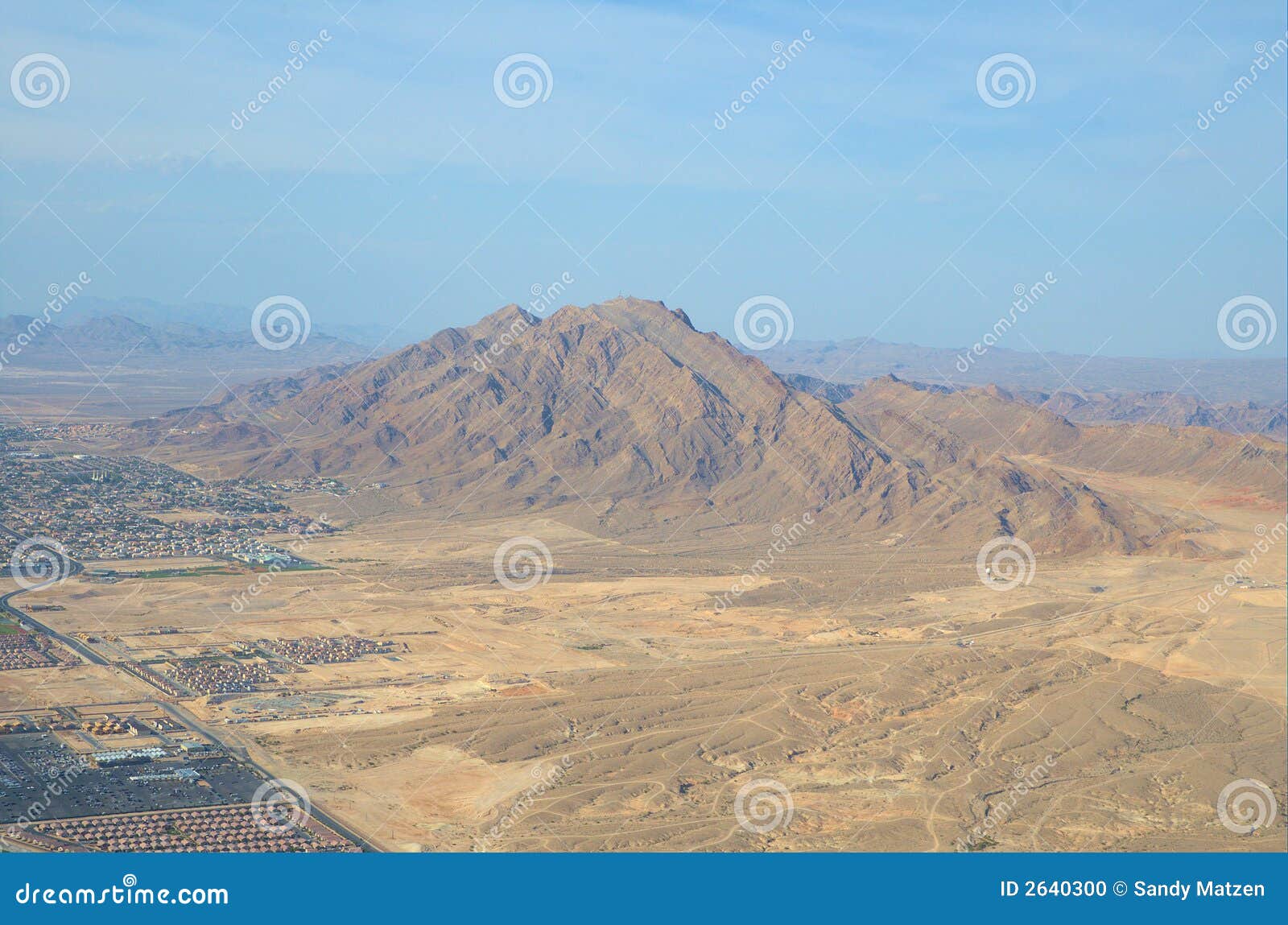 Nevada view from up high stock photo. Image of heat, desert - 2640300