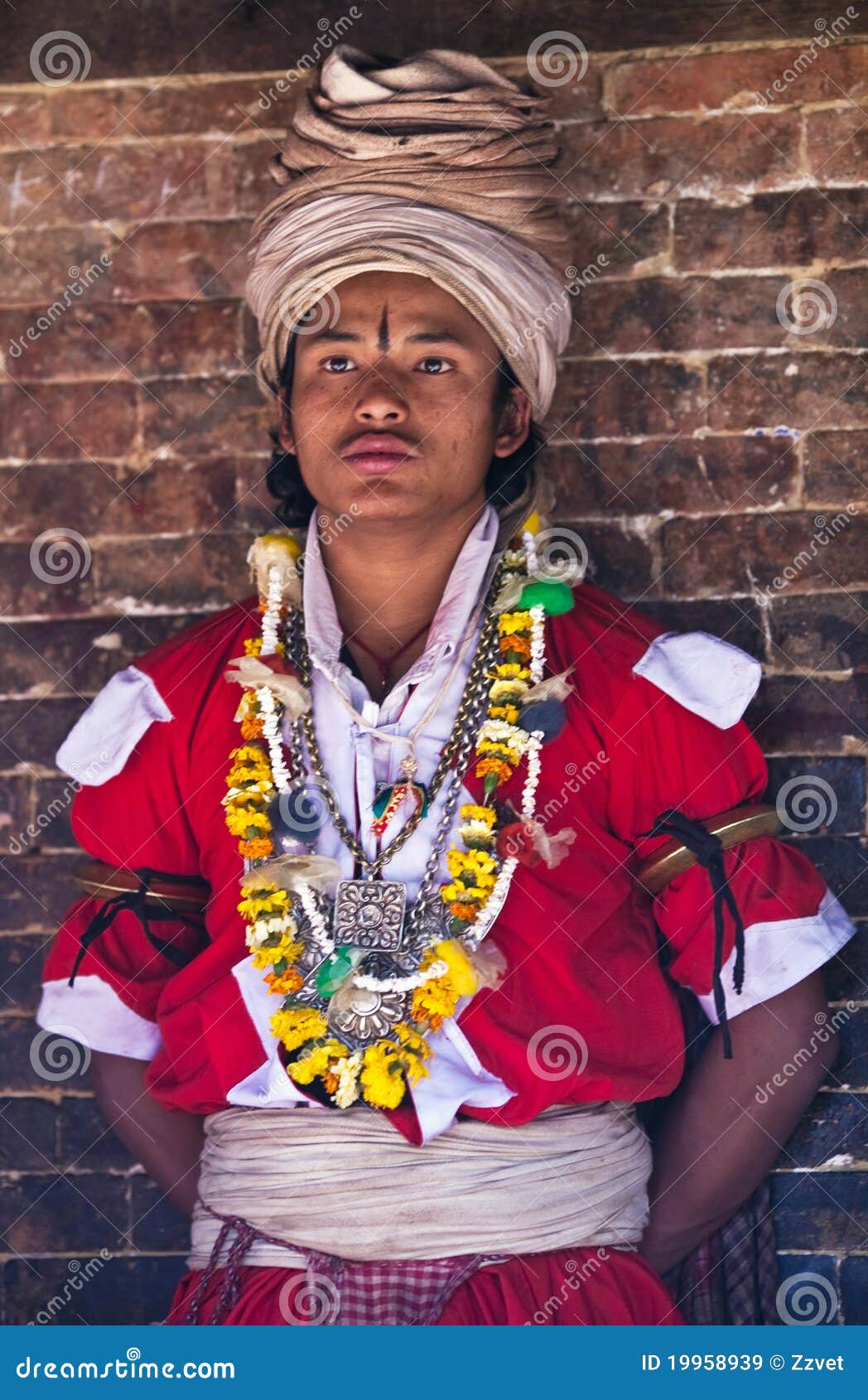 Nevaris Priest in Bhaktapur, Nepal Editorial Stock Image - Image of ...