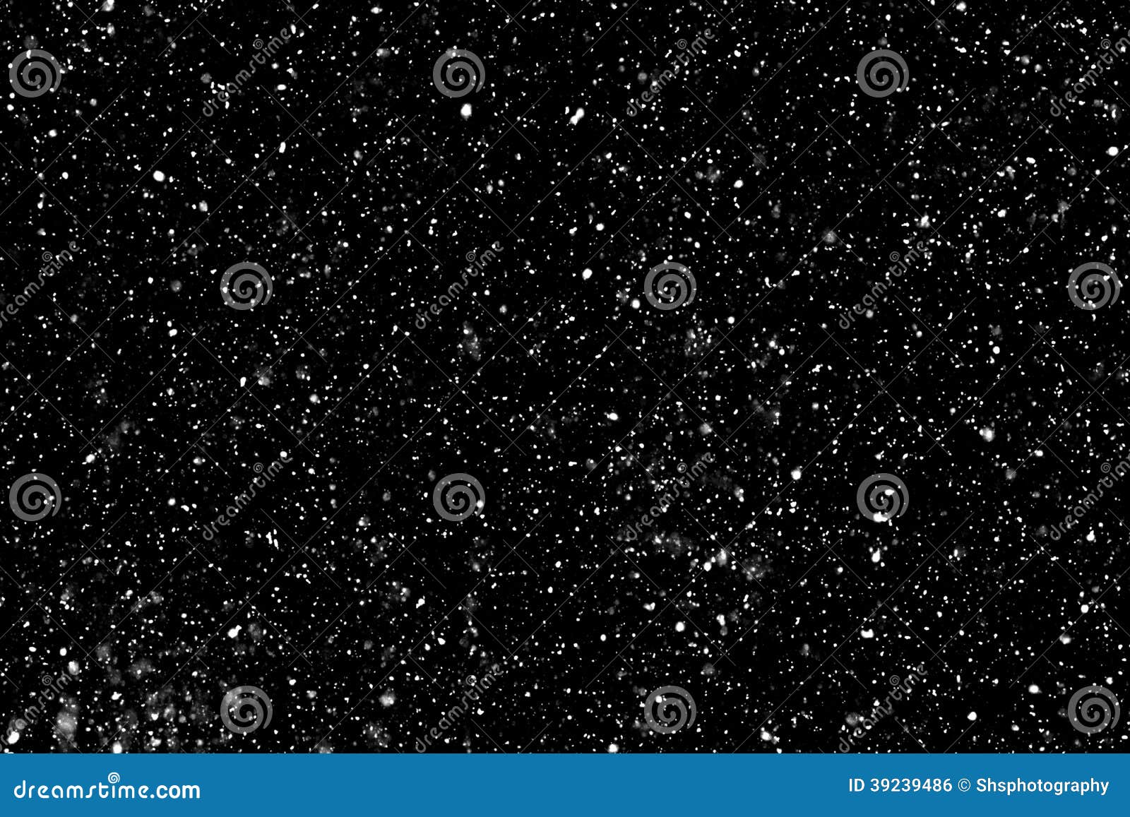 Neve Di Caduta Reale Sul Nero Fotografia Stock - Immagine di elemento ...