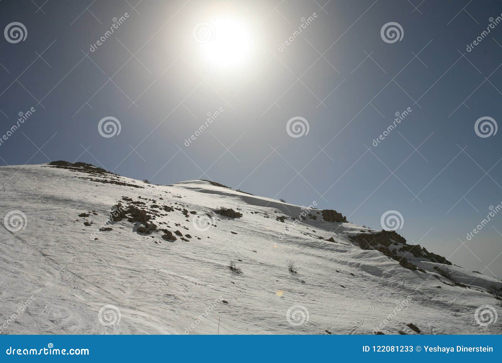 Neve No Monte Hermon, Israel Imagem de Stock - Imagem de arquitetura ...