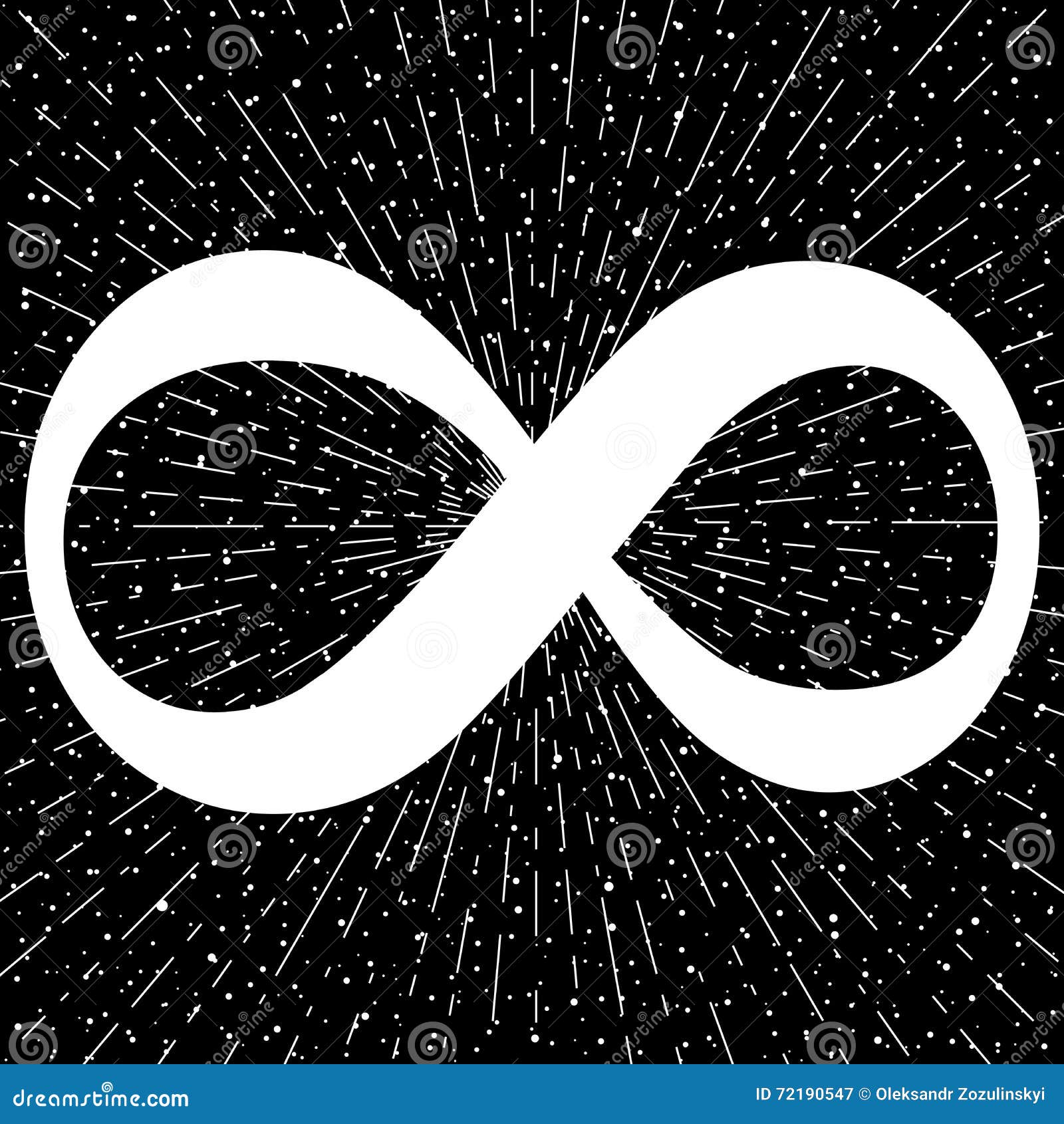 Never Ending Paintbrush Line Stock Illustration - Illustration of ...