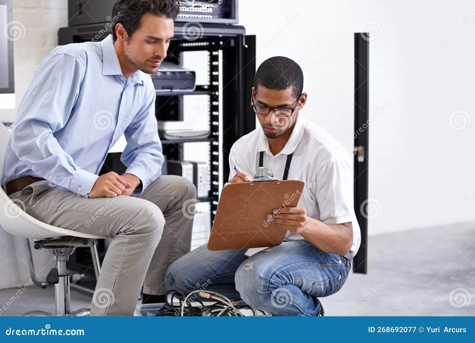 Never Fear when the it Guy is Near. a Young it Specialist Ready To Fix ...