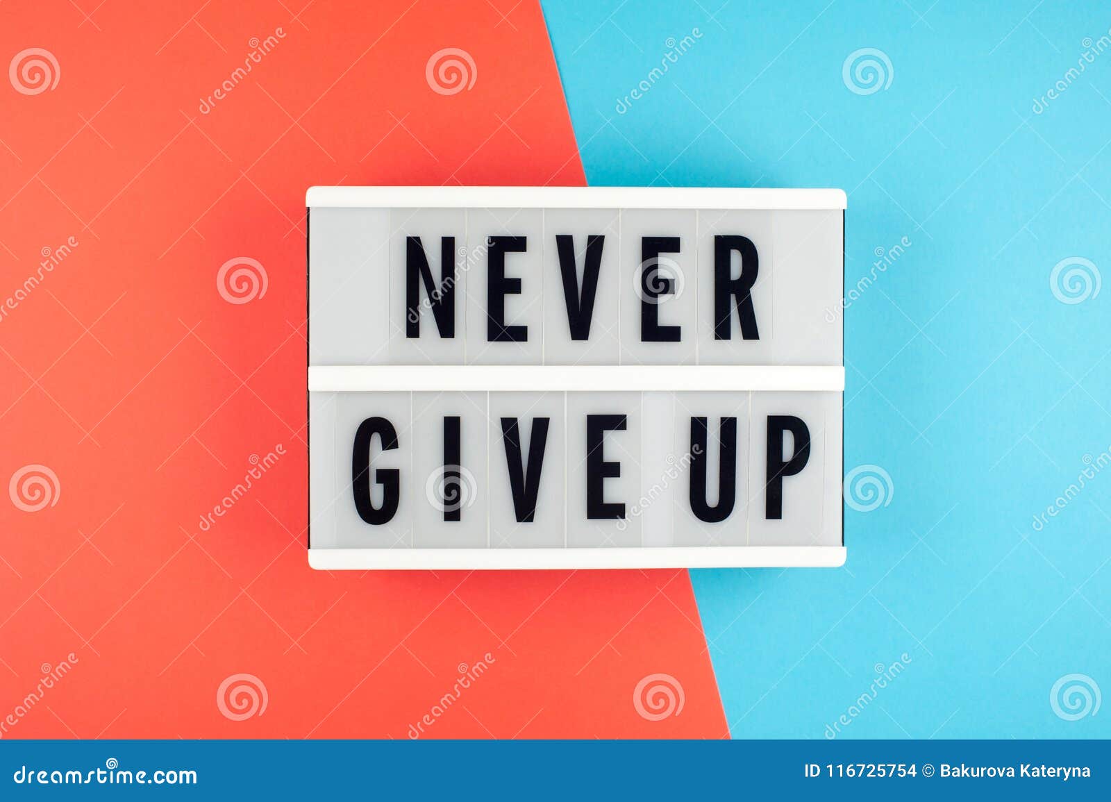 Never Give Up - Text on a Display Lightbox Stock Photo - Image of give ... Never Give Up - Text on a Display Lightbox Stock Photo - Image of give ...