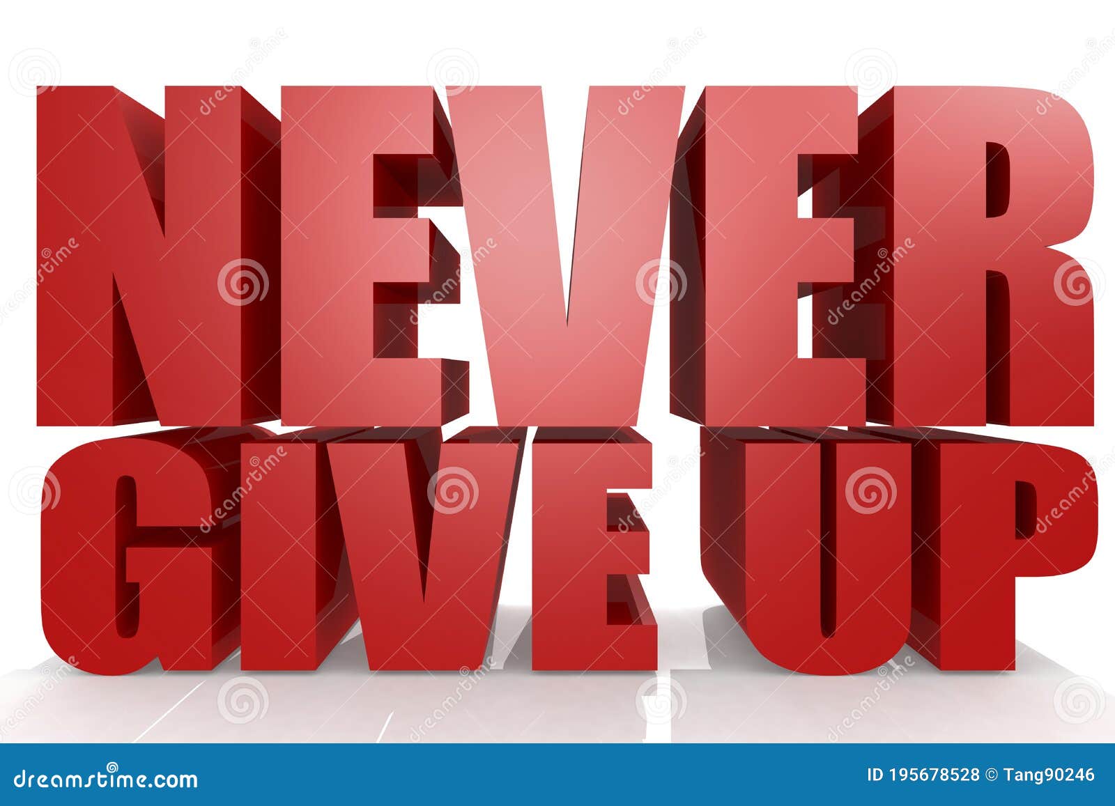 NEVER Word VECTOR ILLUSTRATION On Yellow Background | CartoonDealer.com ...