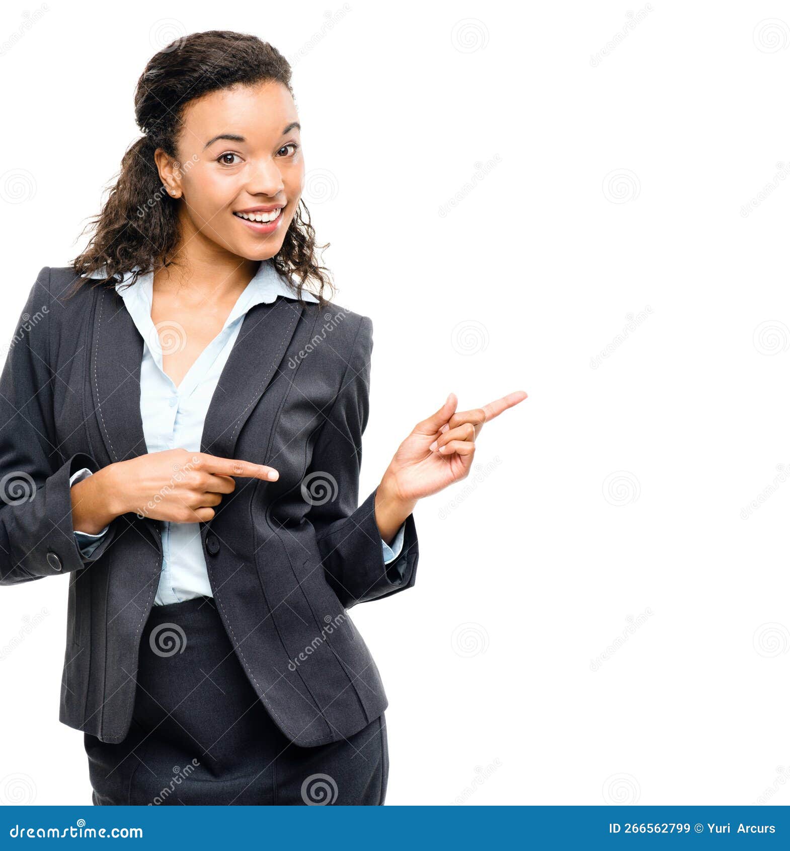 Never Move in the Same Direction. a Confident Young Businesswoman ...