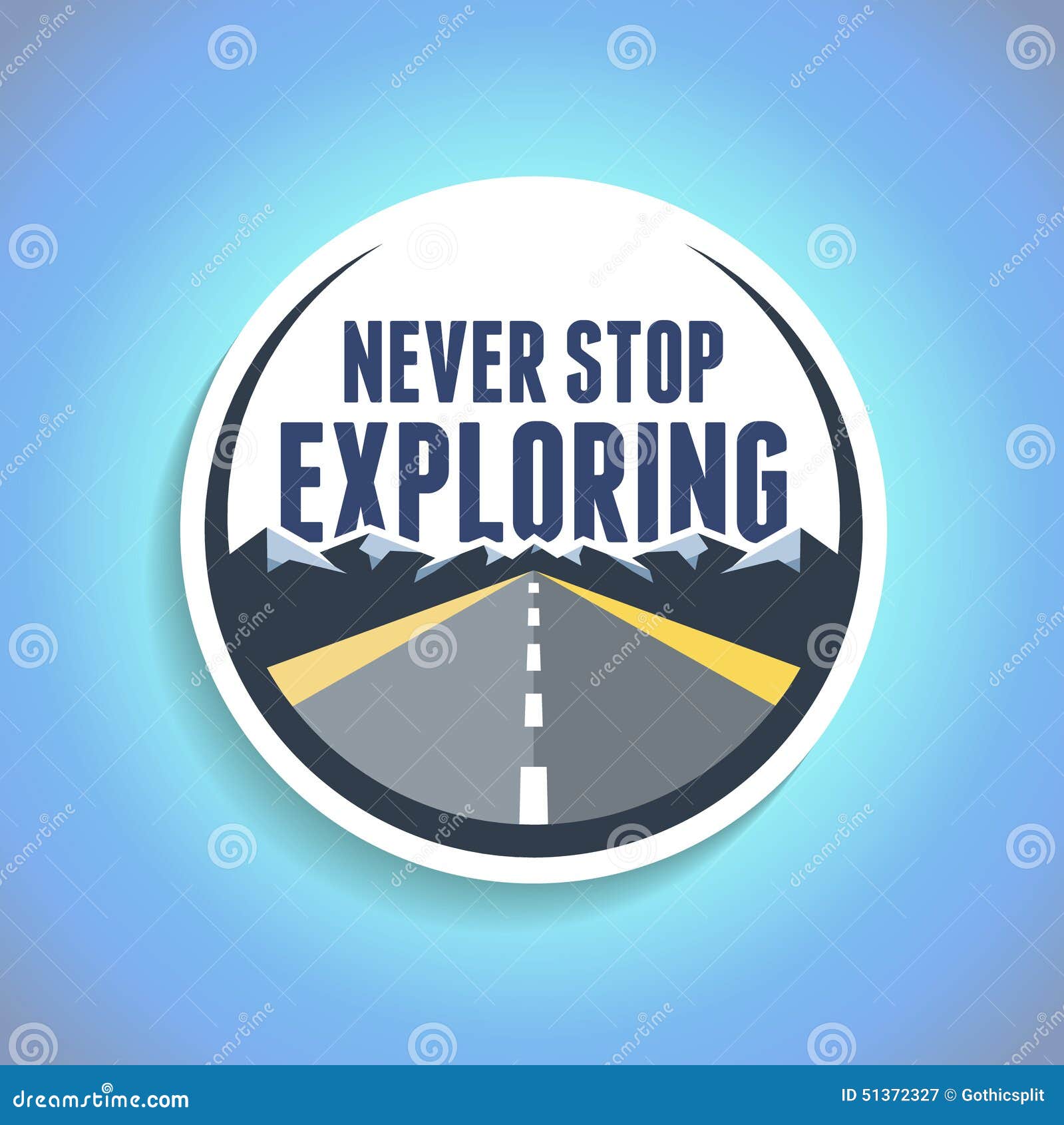 Never Stop Exploring Logo