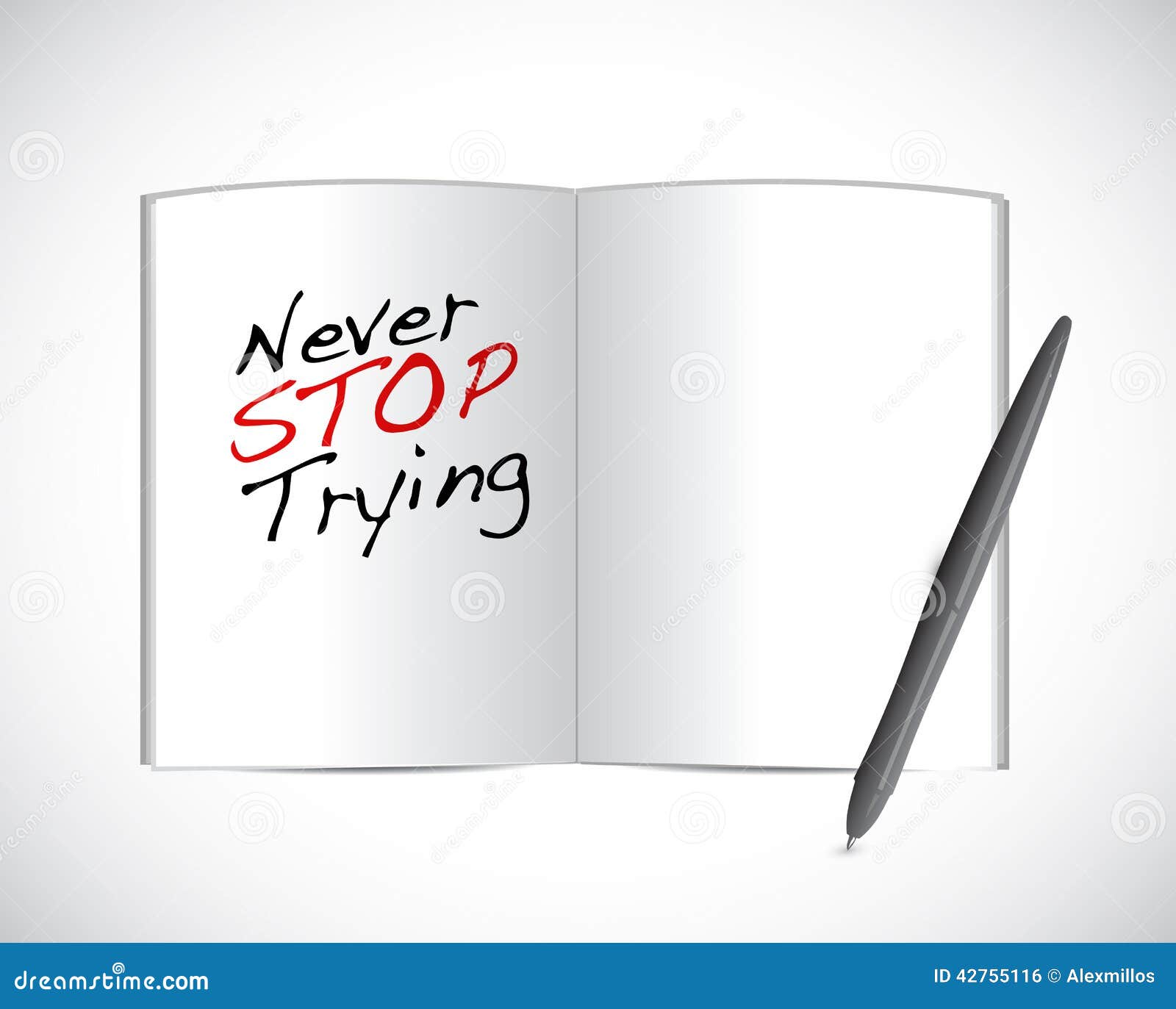 Never Stop Making Dreams. Motivational And Inspirational Handwritten ...