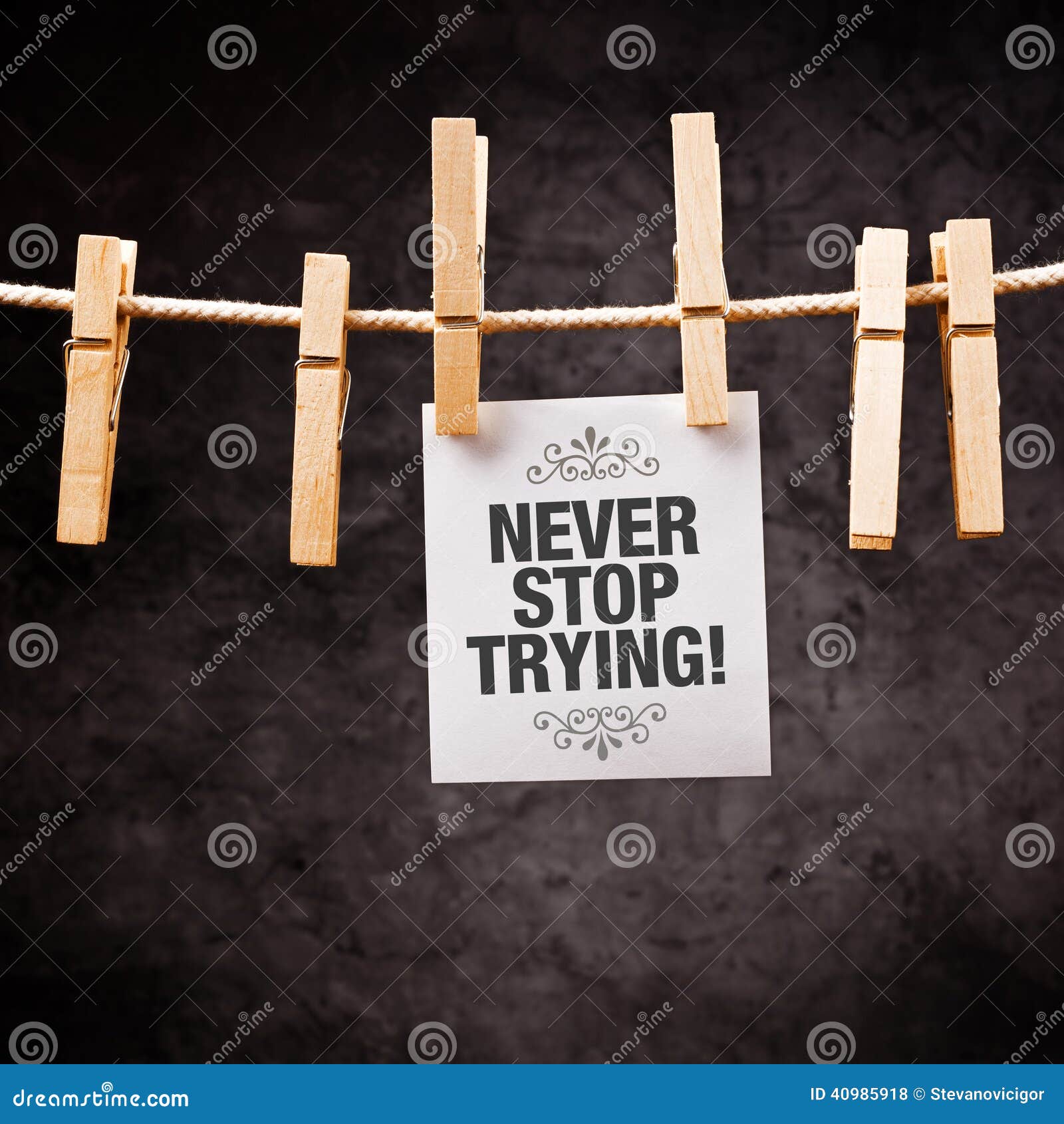 Never Stop Trying stock photo. Image of leadership, stop - 40985918