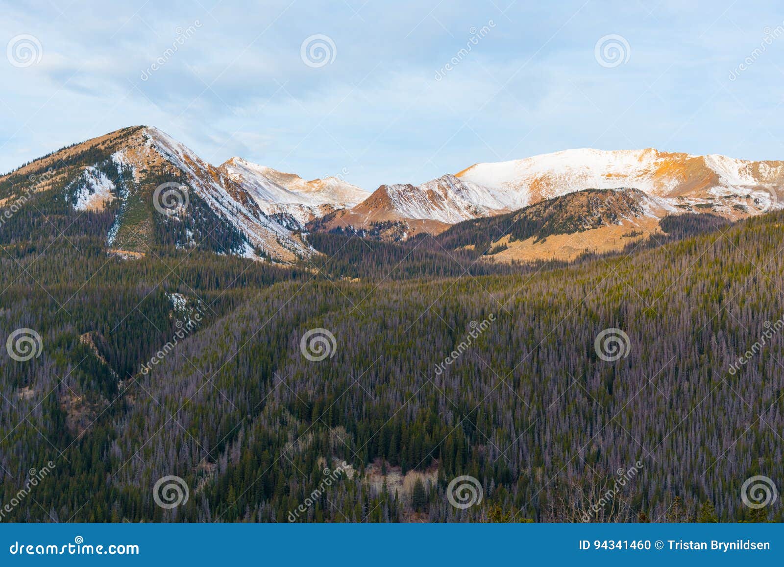 Never Summer Mountains stock photo. Image of peak, range - 94341460