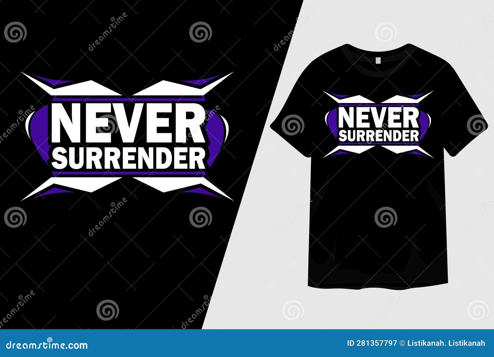 Never Surrender And Success - Shown As Word Never Surrender On A Fuel Tank And A Balloon, To ...