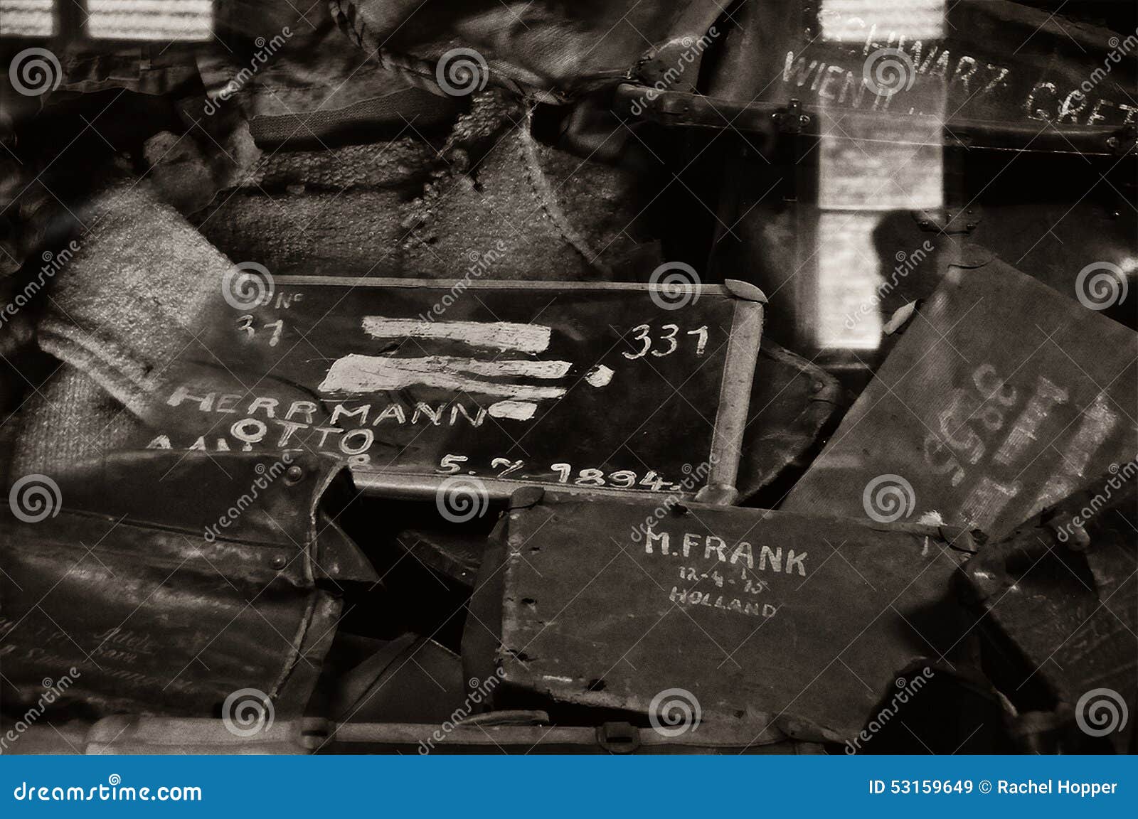Never To Return Auschwitz Composite Editorial Stock Image - Image of ...