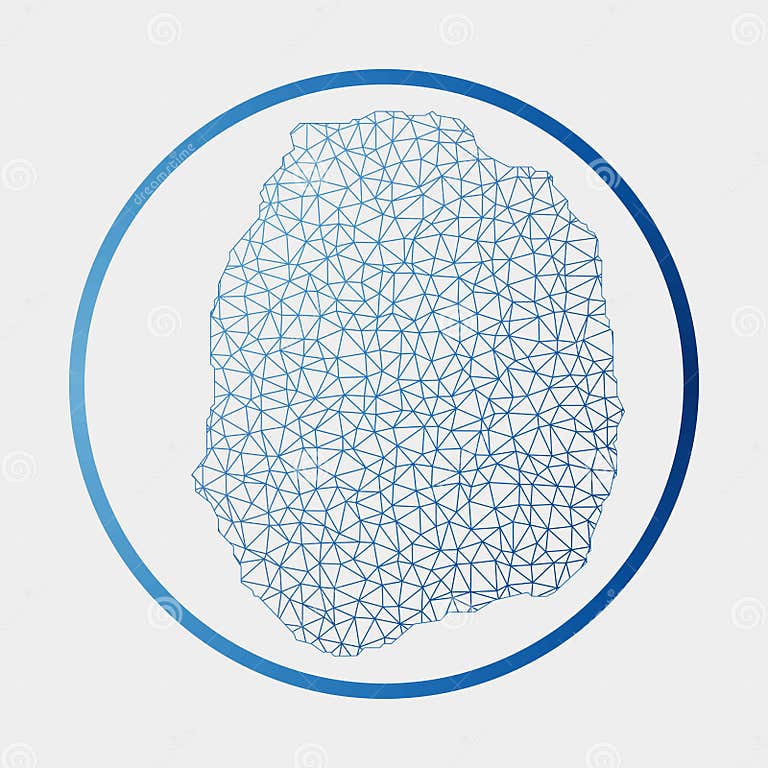 Nevis icon. stock vector. Illustration of diamond, location - 189891205