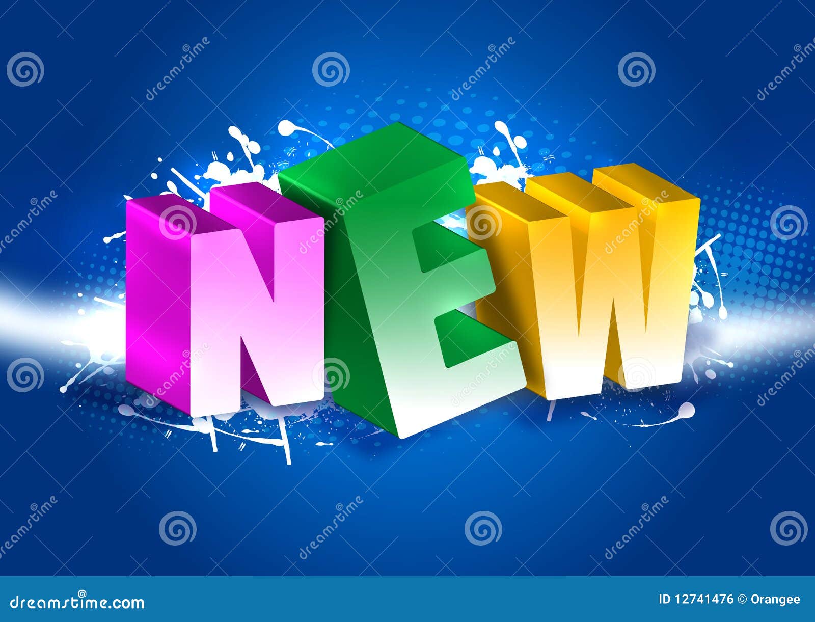 New illustration stock vector. Illustration of word, graphical - 12741476