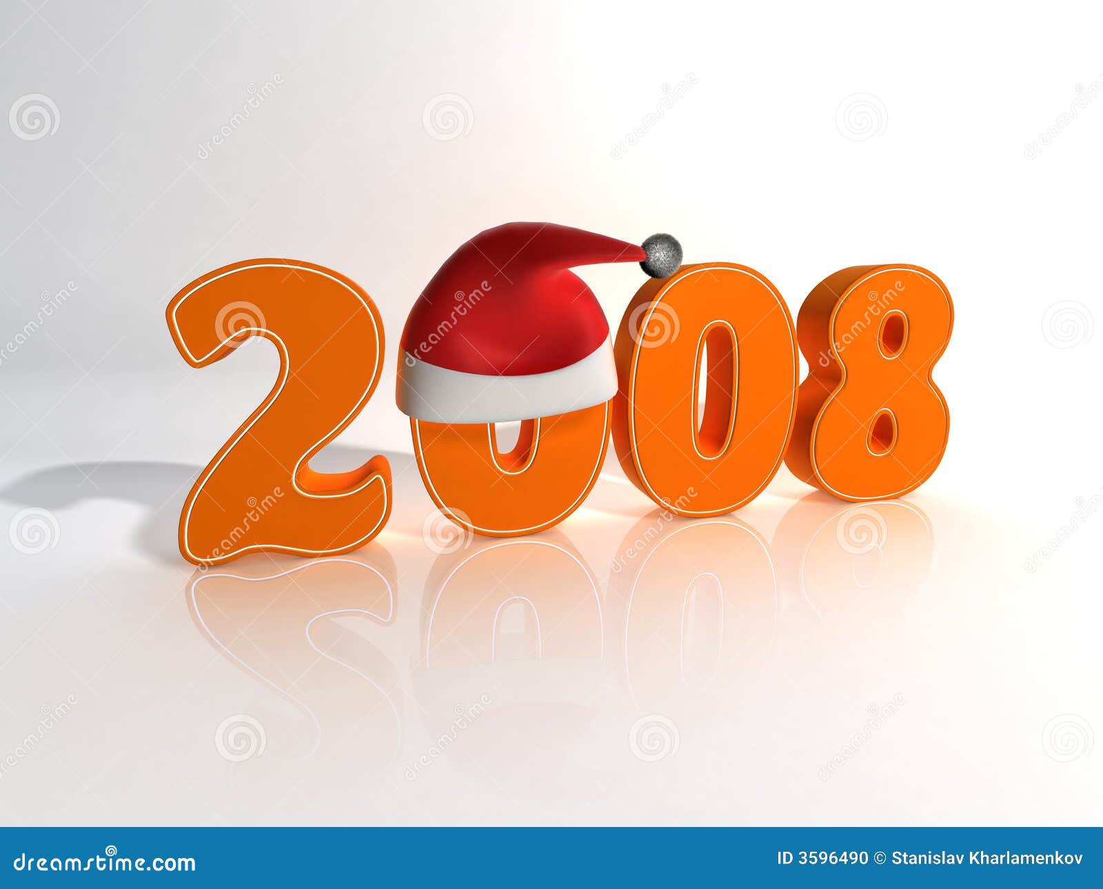New 2008 Year stock illustration. Illustration of symbol - 3596490