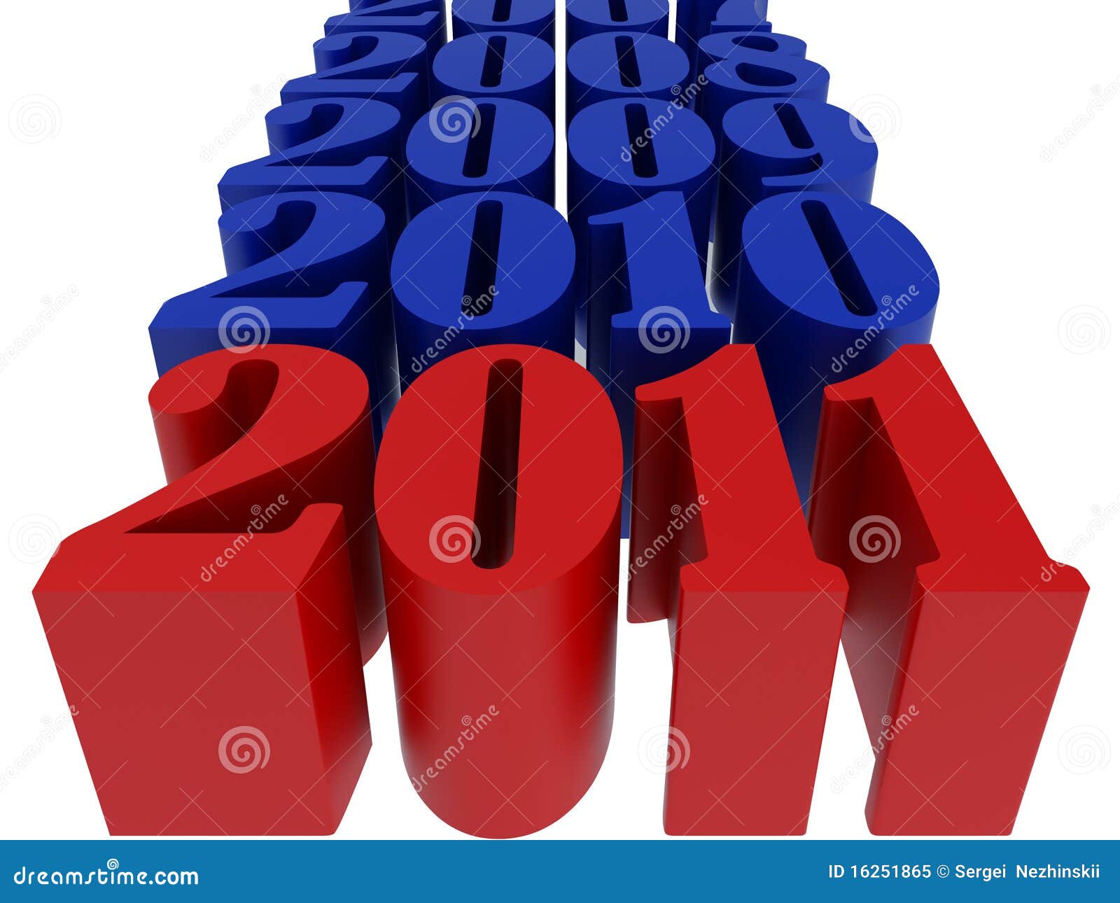 New 2011 year stock illustration. Illustration of celebration - 16251865