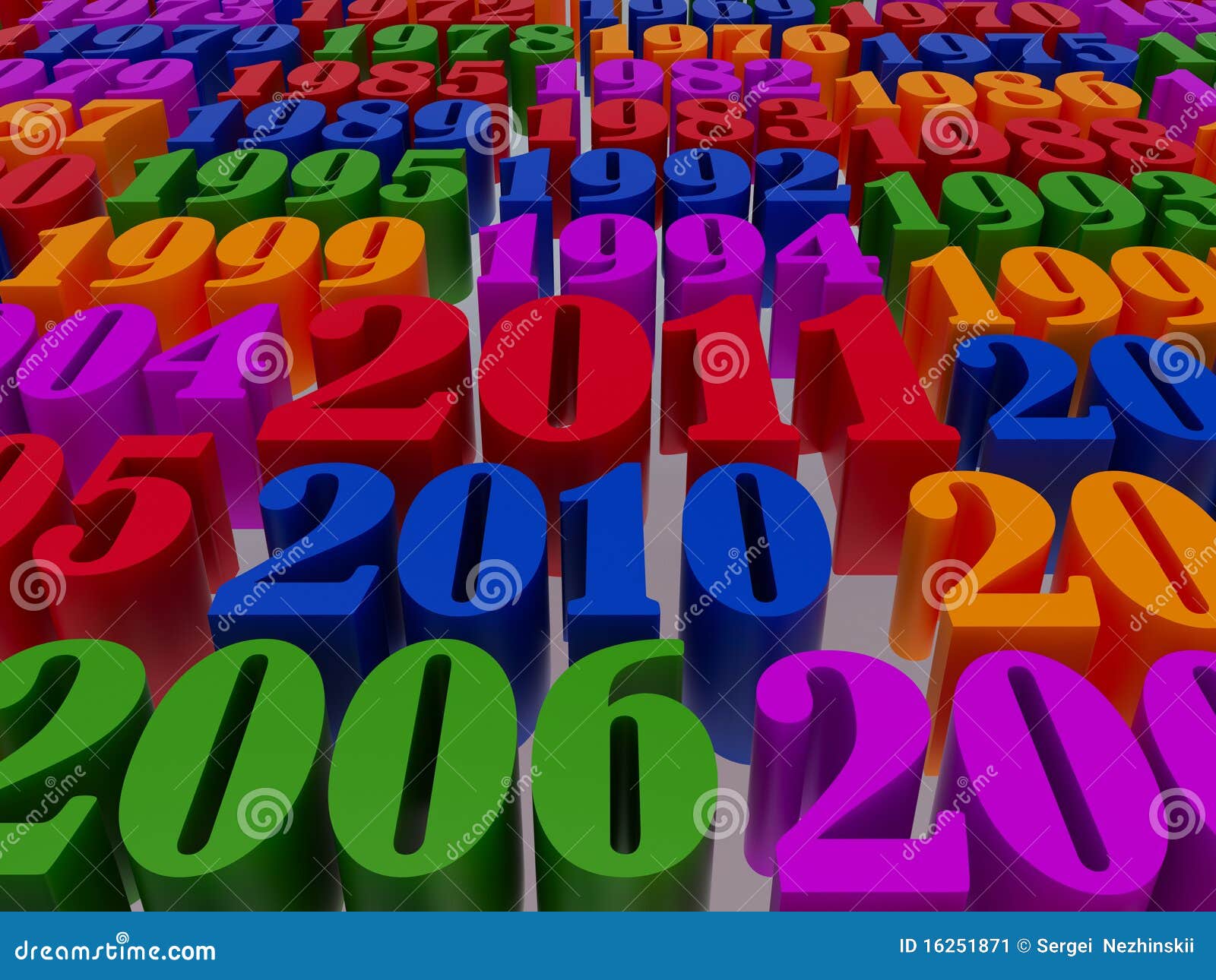 New 2011 year stock illustration. Illustration of event - 16251871