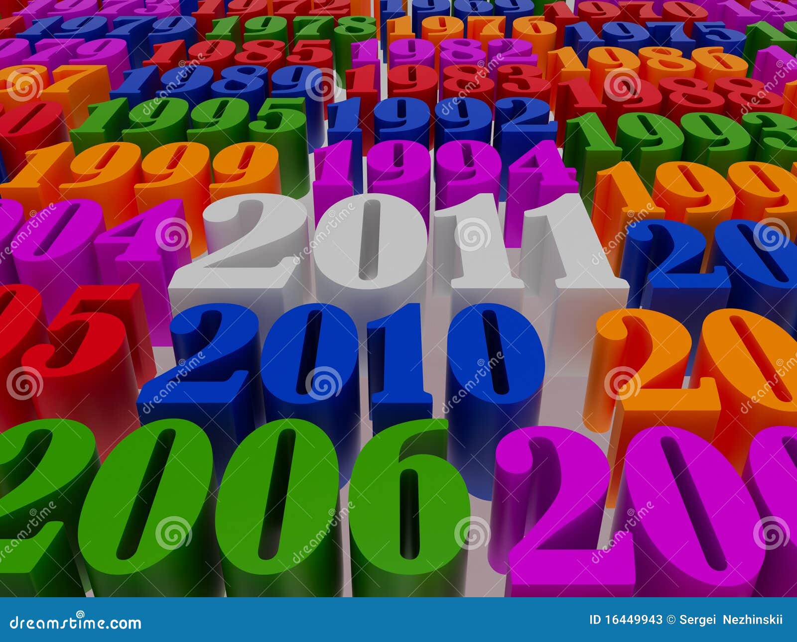 New 2011 year stock illustration. Illustration of january - 16449943