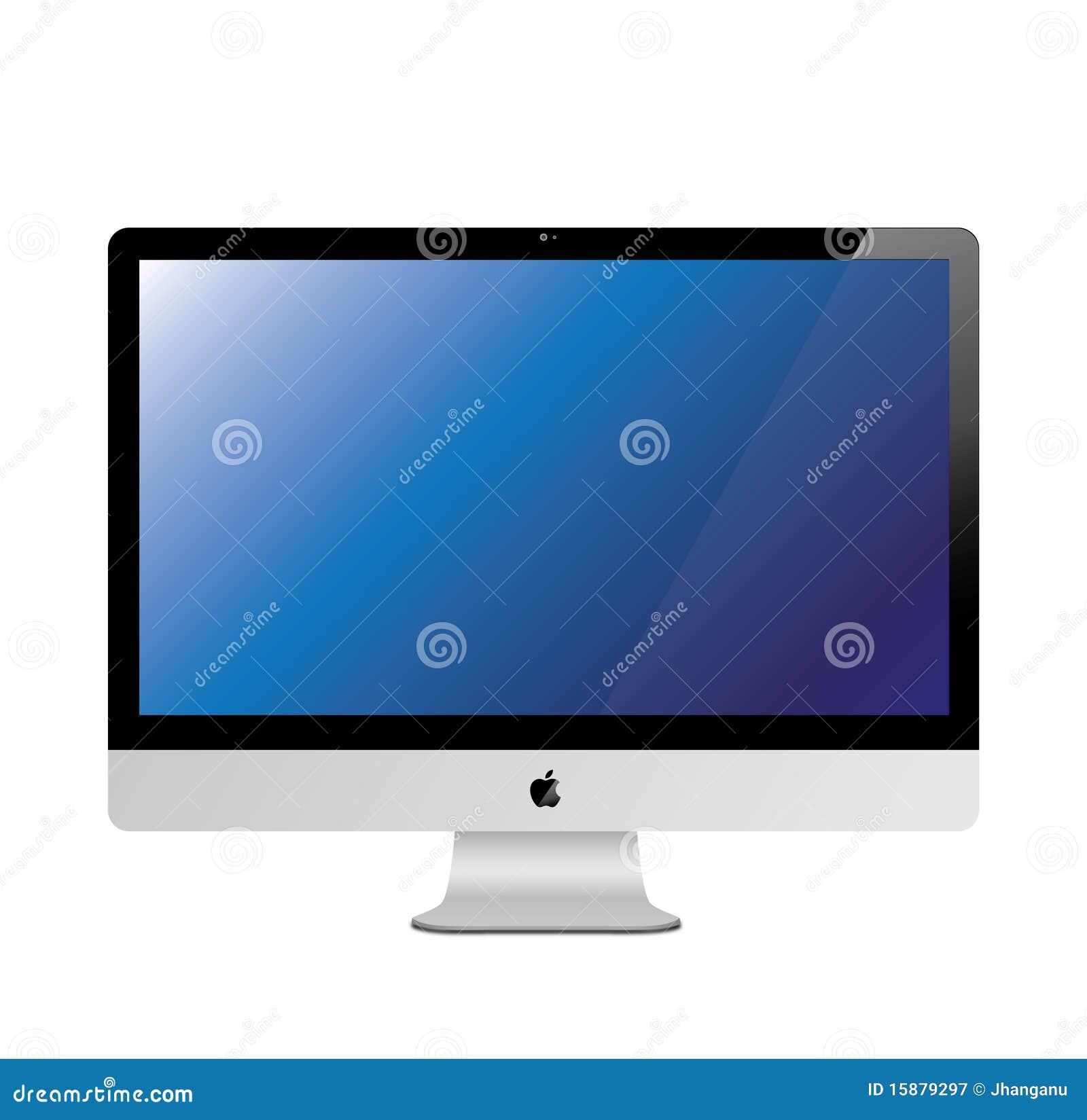 IMac 24 Inch Personal Computer Made By Apple Computers, Isolated On ...