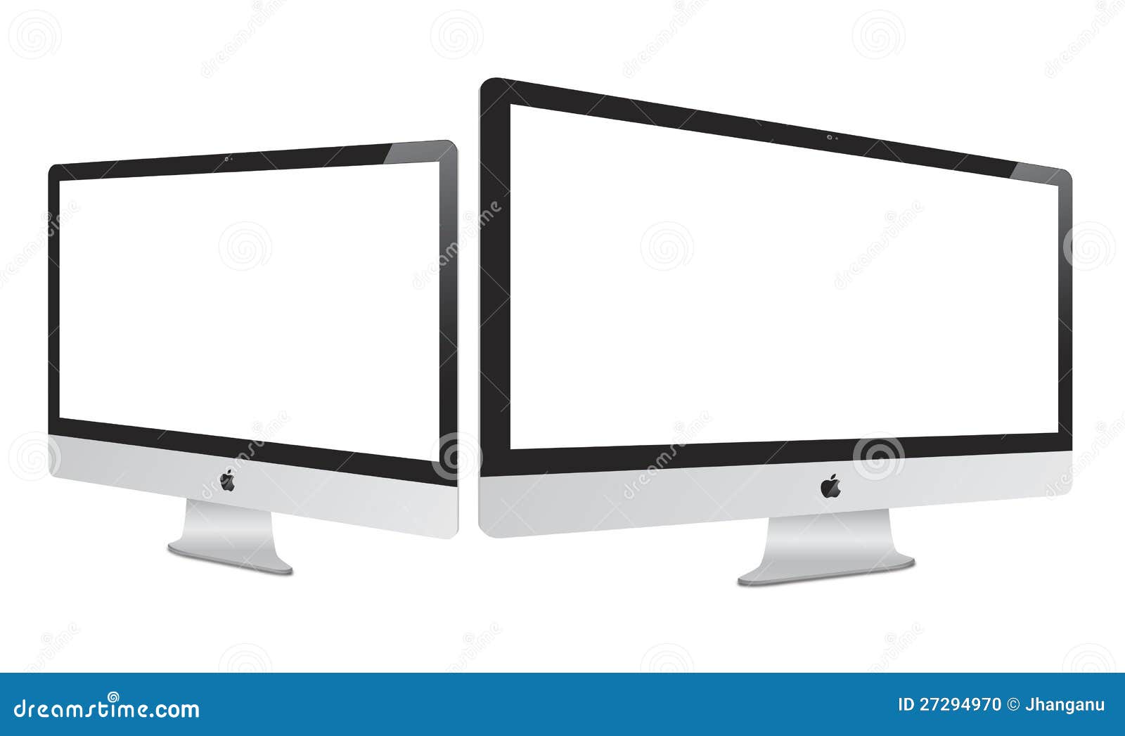 IMac 24 Inch Personal Computer Made By Apple Computers, Isolated On ...