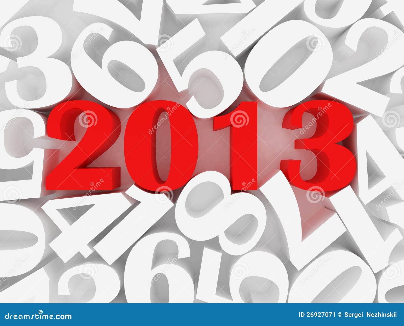 New 2013 year stock illustration. Illustration of christmas - 26927071