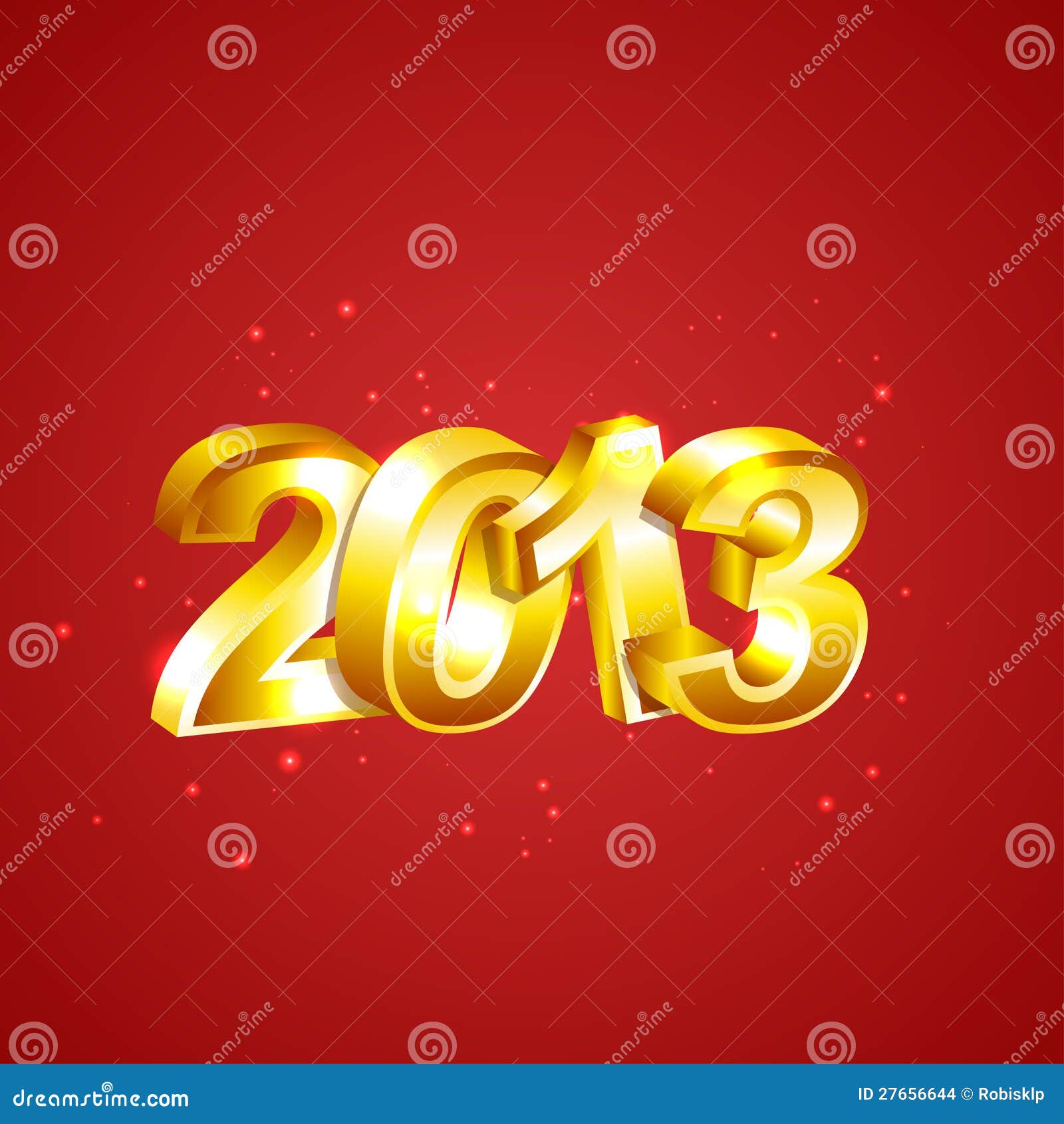New 2013 Year Numbers stock vector. Illustration of card - 27656644