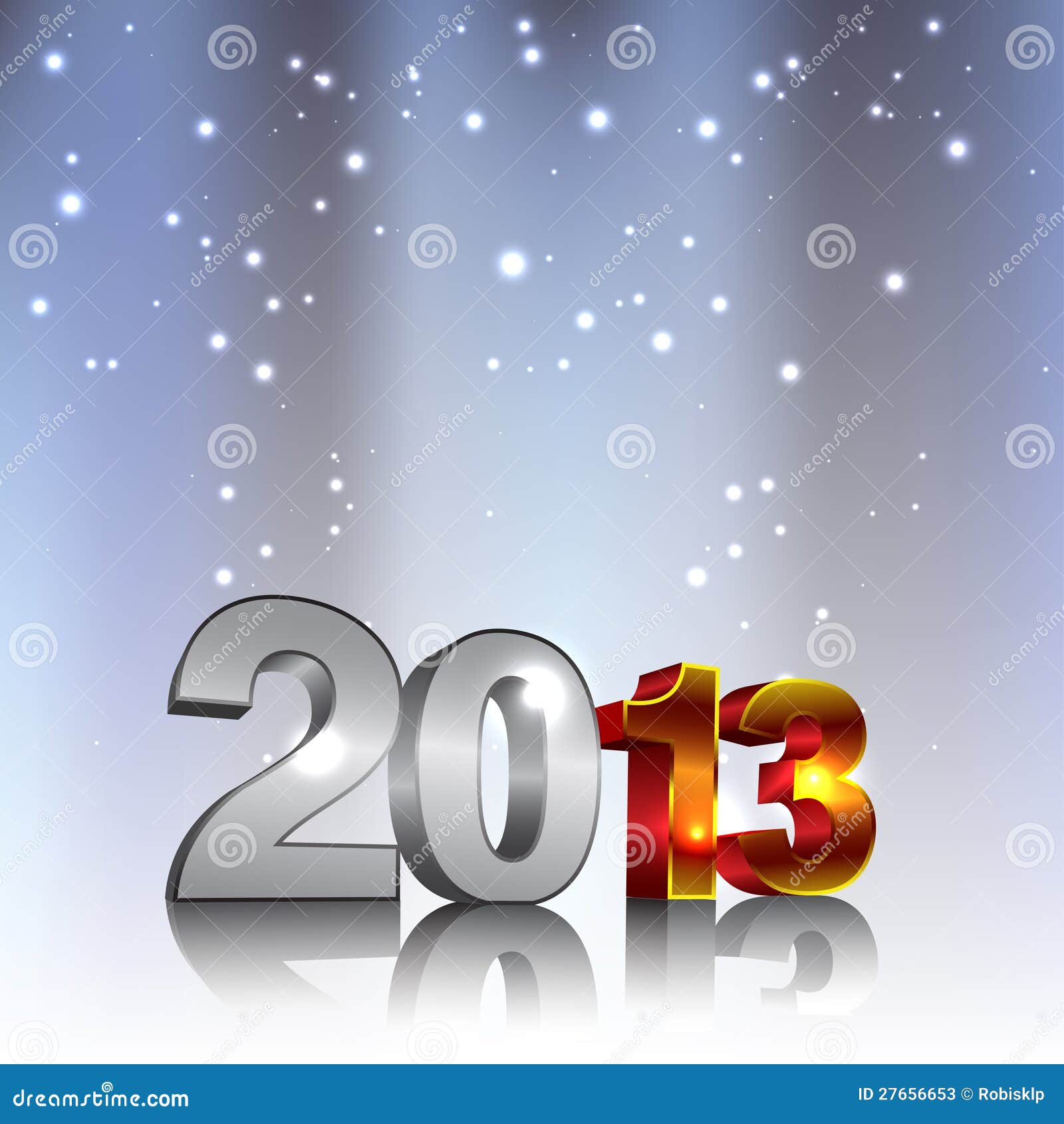 New 2013 Year Numbers stock vector. Illustration of pattern - 27656653