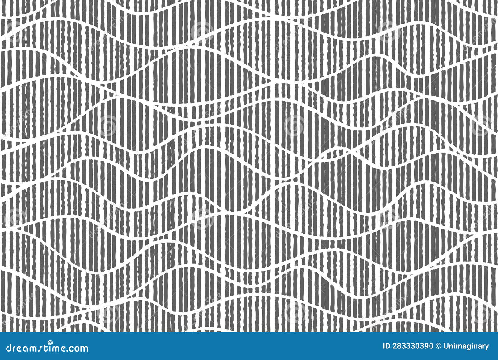 Abstract Wavy Seamless Pattern on White Background Stock Vector ...