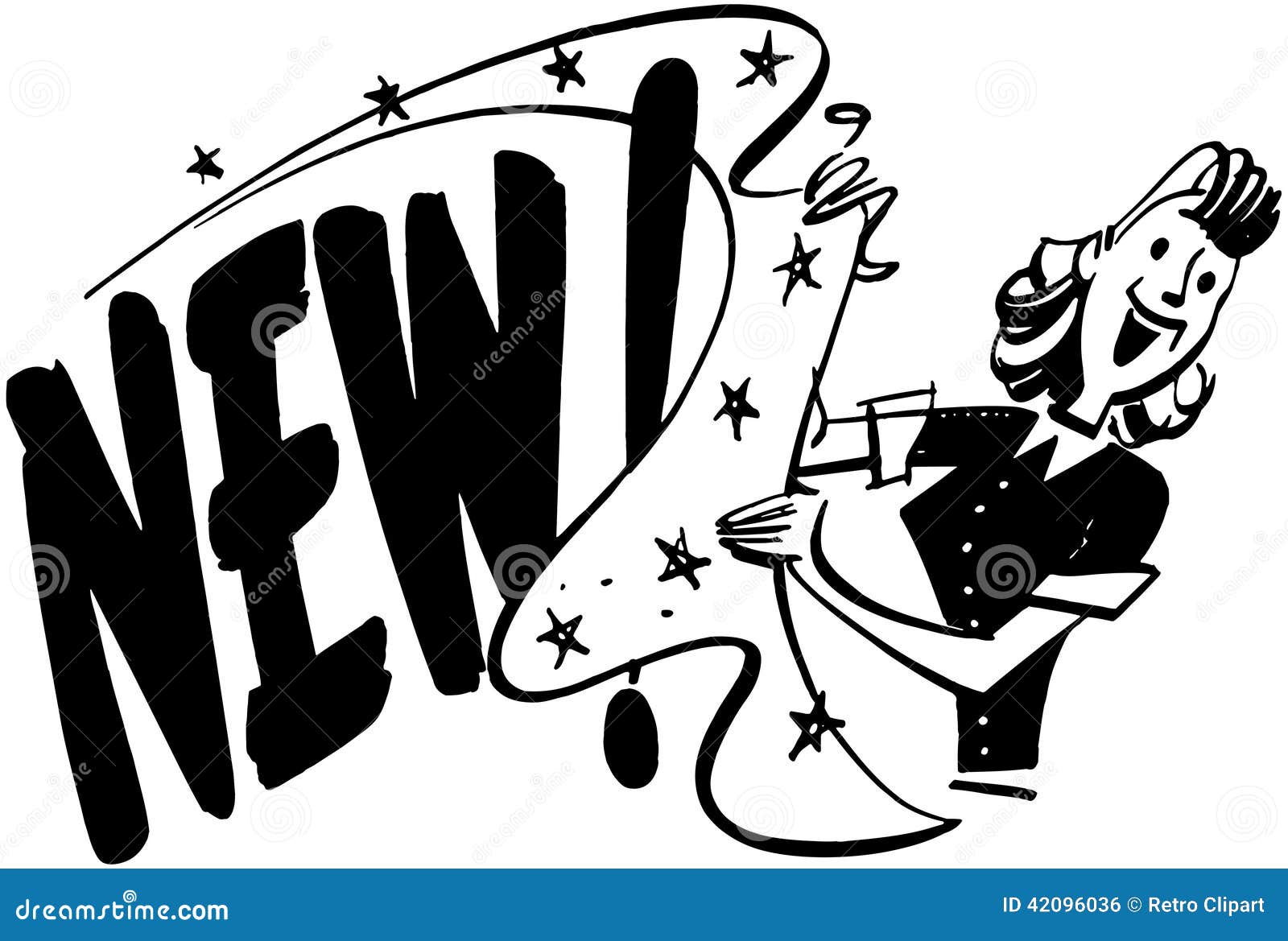 New stock vector. Illustration of text, retro, forties - 42096036