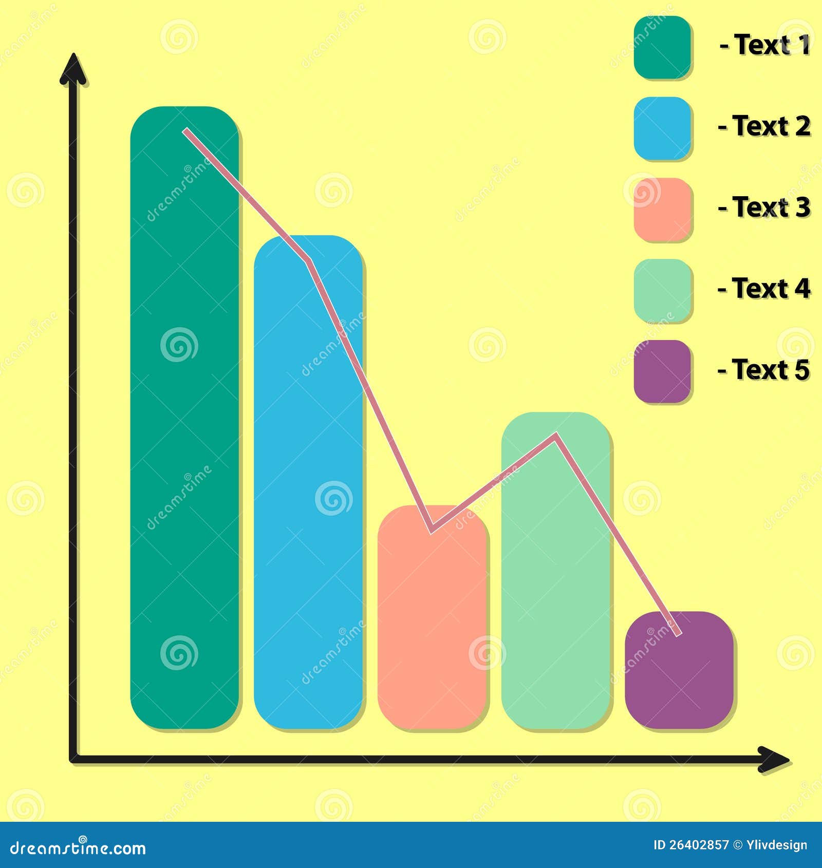 New abstract chart stock vector. Illustration of diagram - 26402857