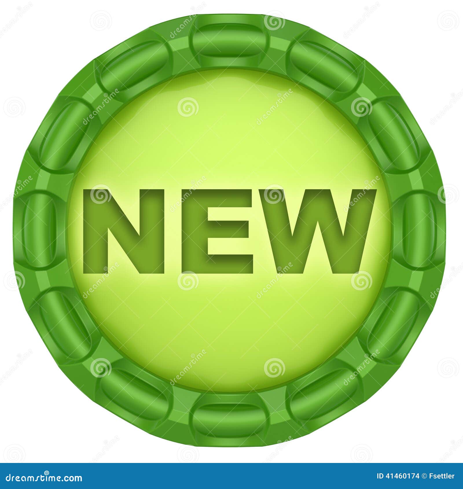 New. stock illustration. Illustration of color, label - 41460174