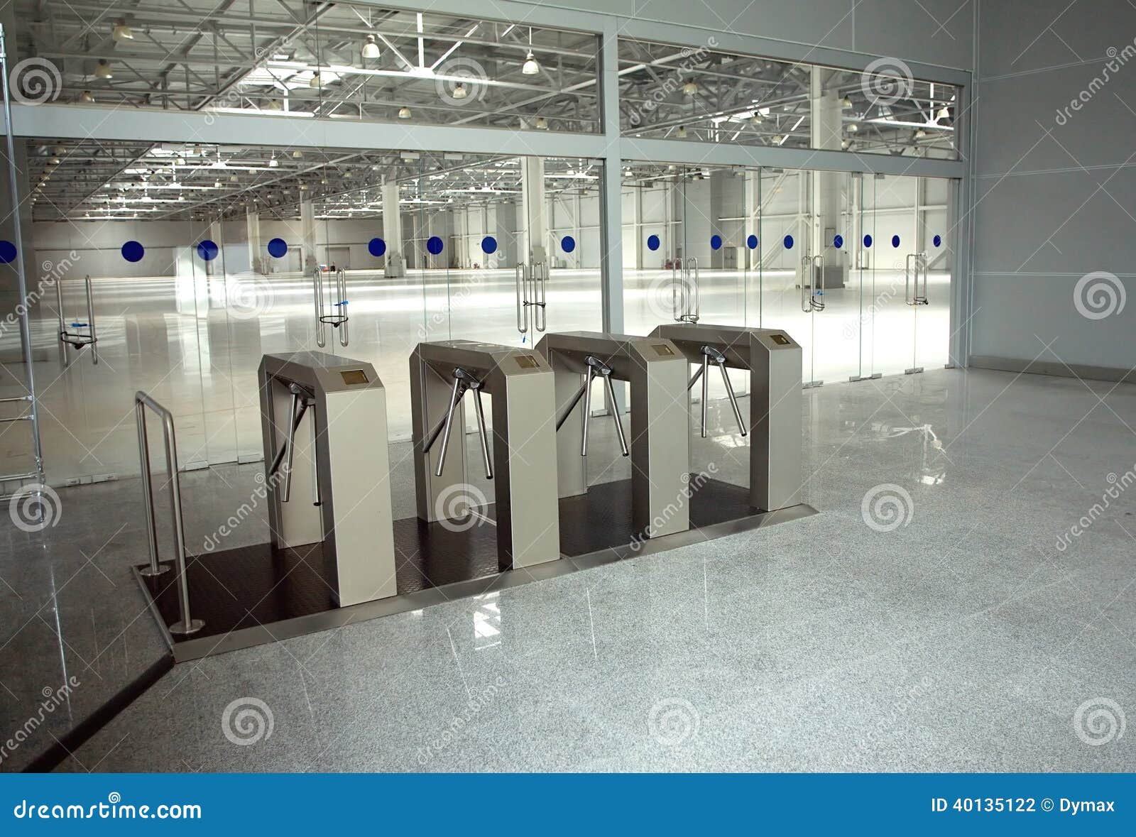 New Access Control System Closeup Stock Photo - Image of large, fence ...