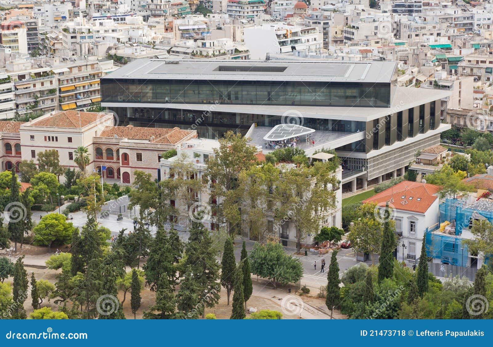 New Acropolis Museum, Athens, Greece Stock Photo - Image of ...