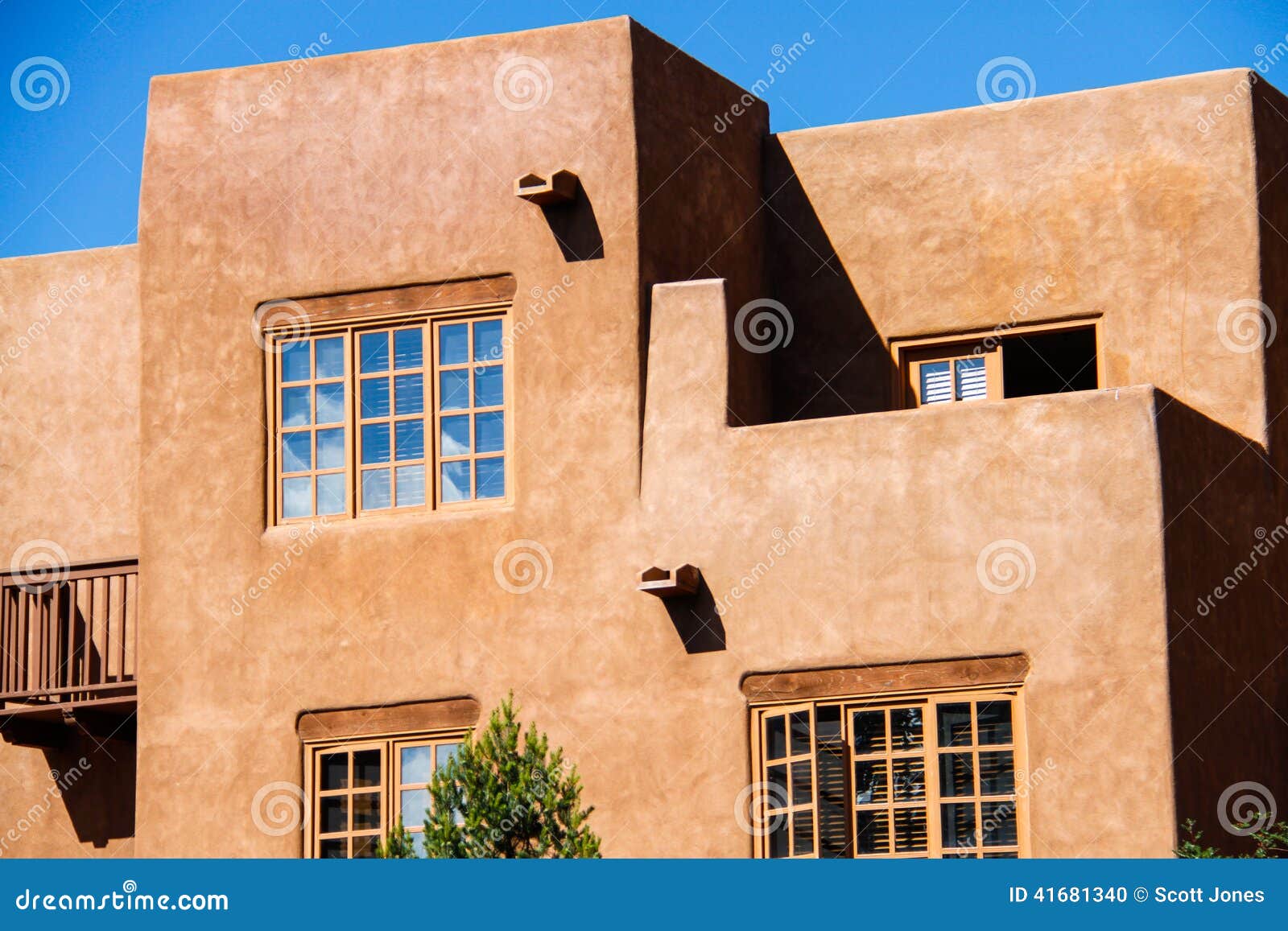 New Adobe Architecture stock photo. Image of window, western - 41681340
