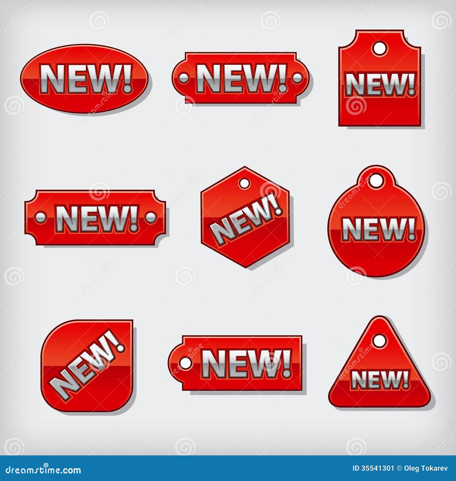 New advertising tags stock illustration. Illustration of banner - 35541301