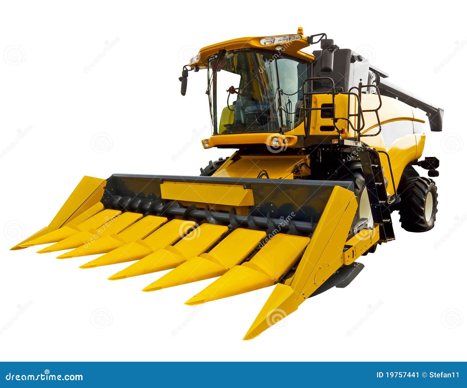 New agricultural harvester stock image. Image of grain - 19757441