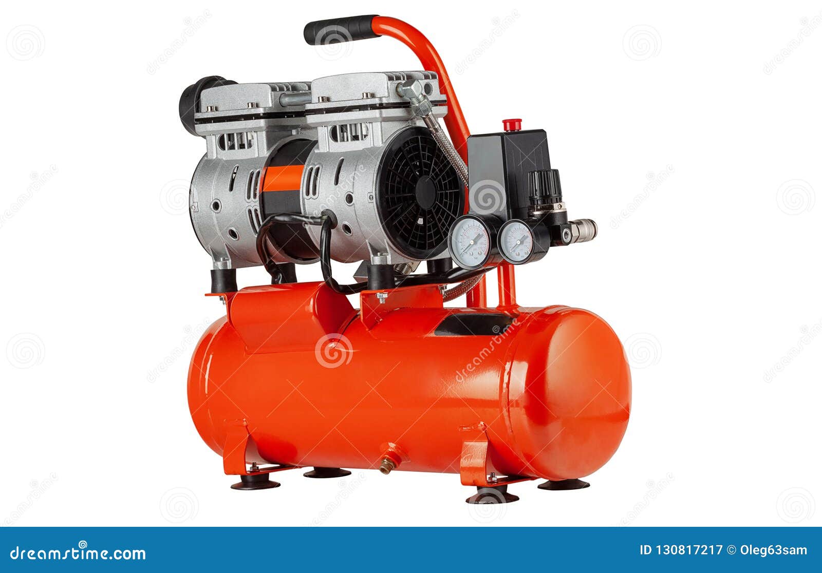 New air compressor stock image. Image of industrial - 130817217