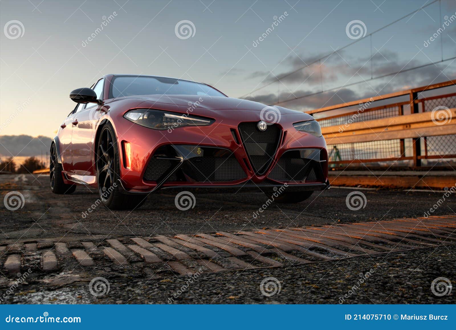 The New Alfa Romeo Giulia in Track Specification Editorial Image ...