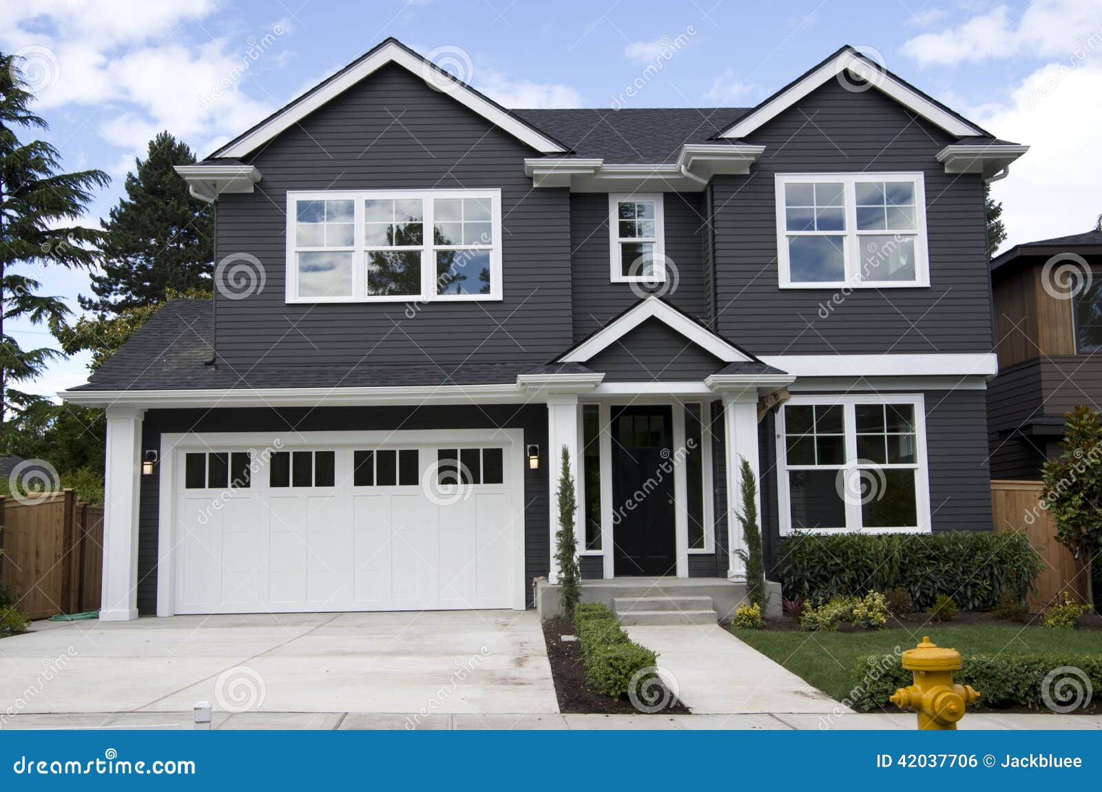 New American home stock photo. Image of home, american - 42037706