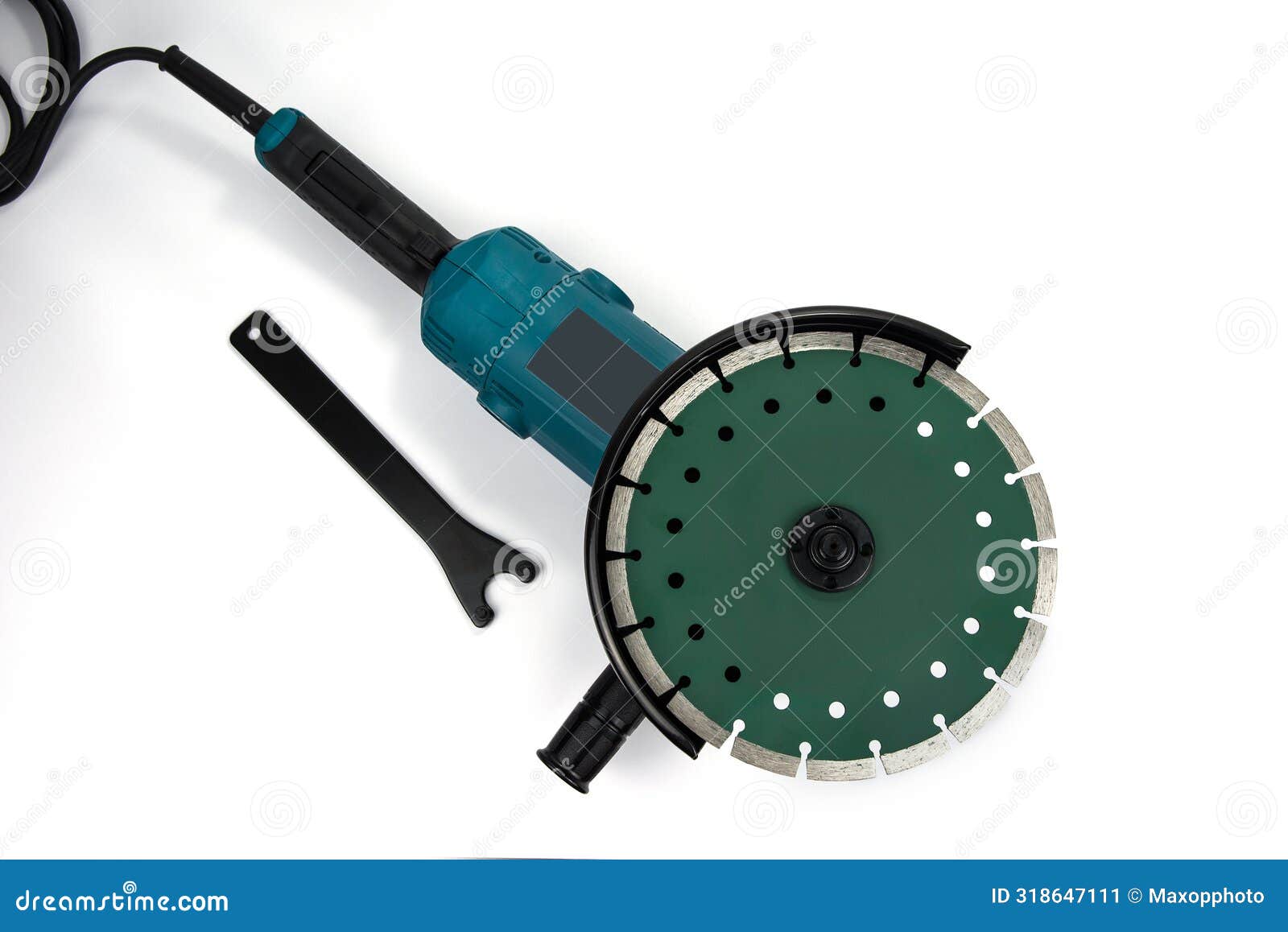 New Angle Grinder with a Diamond Disc Cutter for Stone Ceramic and ...