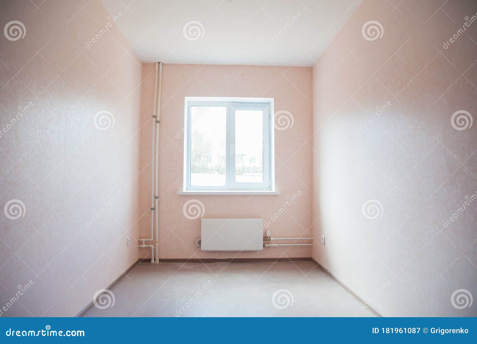 New apartment, empty room stock image. Image of room - 181961087