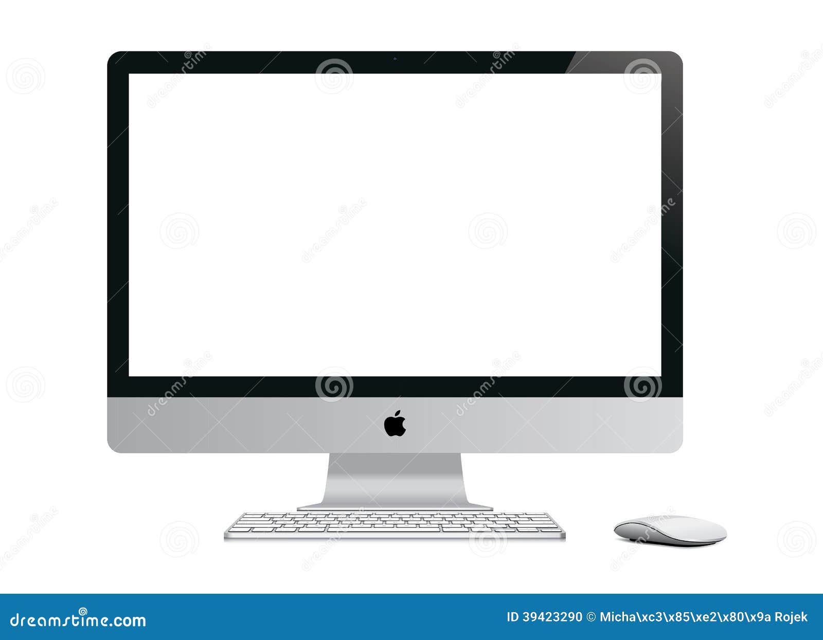 Big Set Of New IMac. New Apple IMac 2021. Desktop Computer In Front And ...