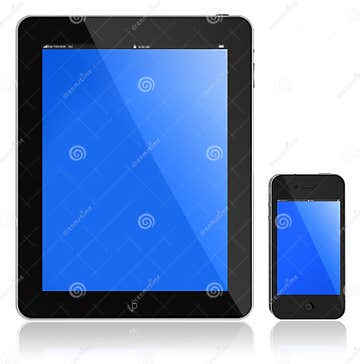 New Apple IPad and Iphone 4s Editorial Photography - Illustration of ...