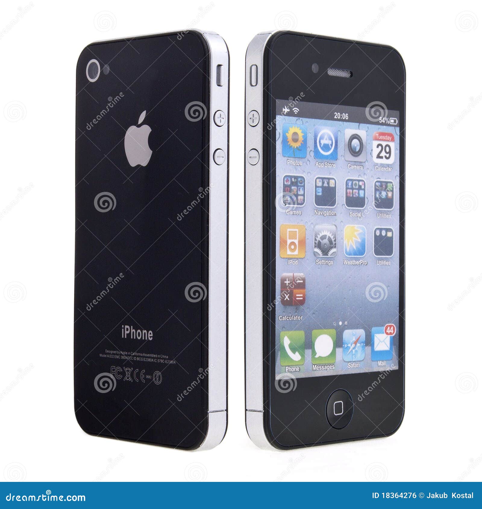 New Apple iPhone 4 editorial photo. Image of generation - 18364276