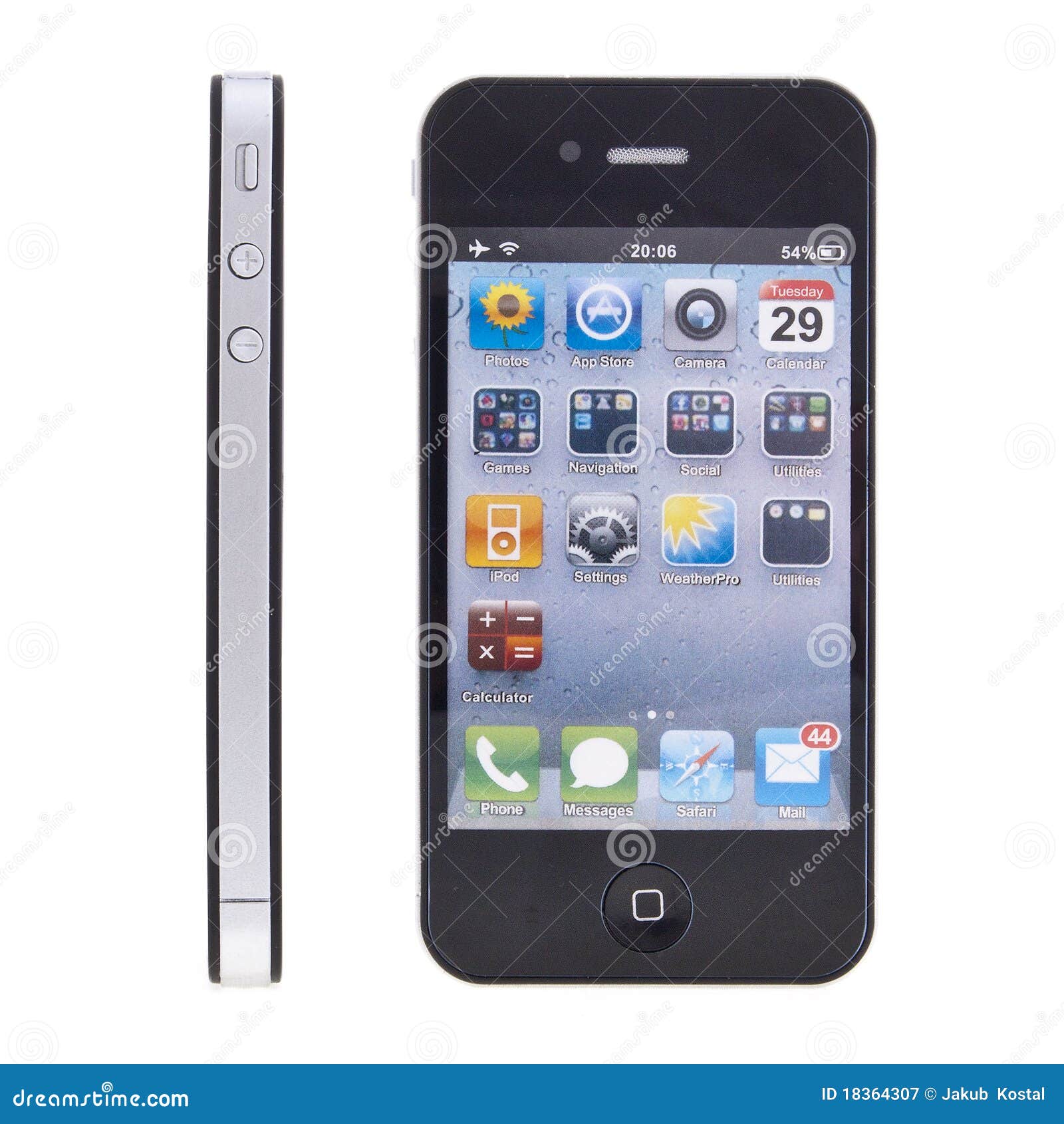 New Apple iPhone 4 editorial photography. Image of camera - 18364307