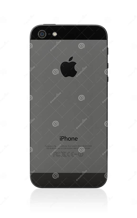 New Apple IPhone 5 Back Side Editorial Photography - Image of display ...