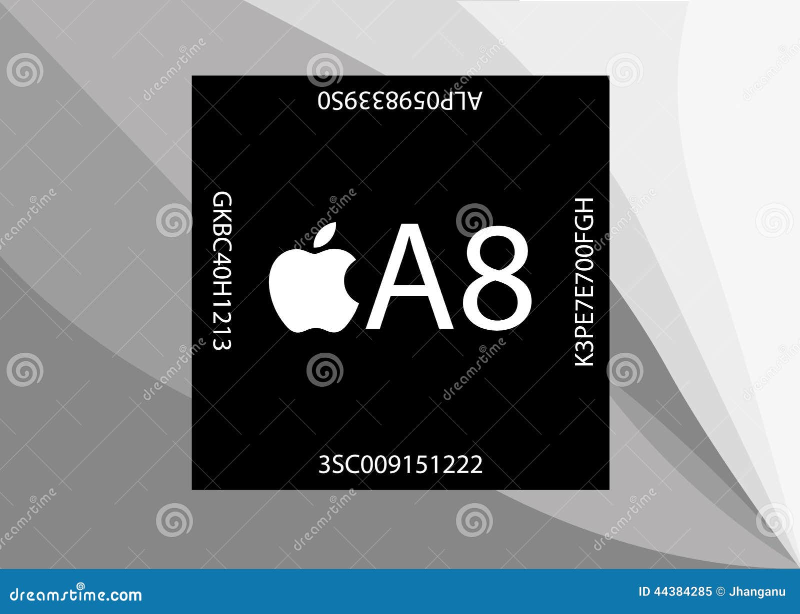 New Apple A8 Processor editorial image. Illustration of chip - 44384285