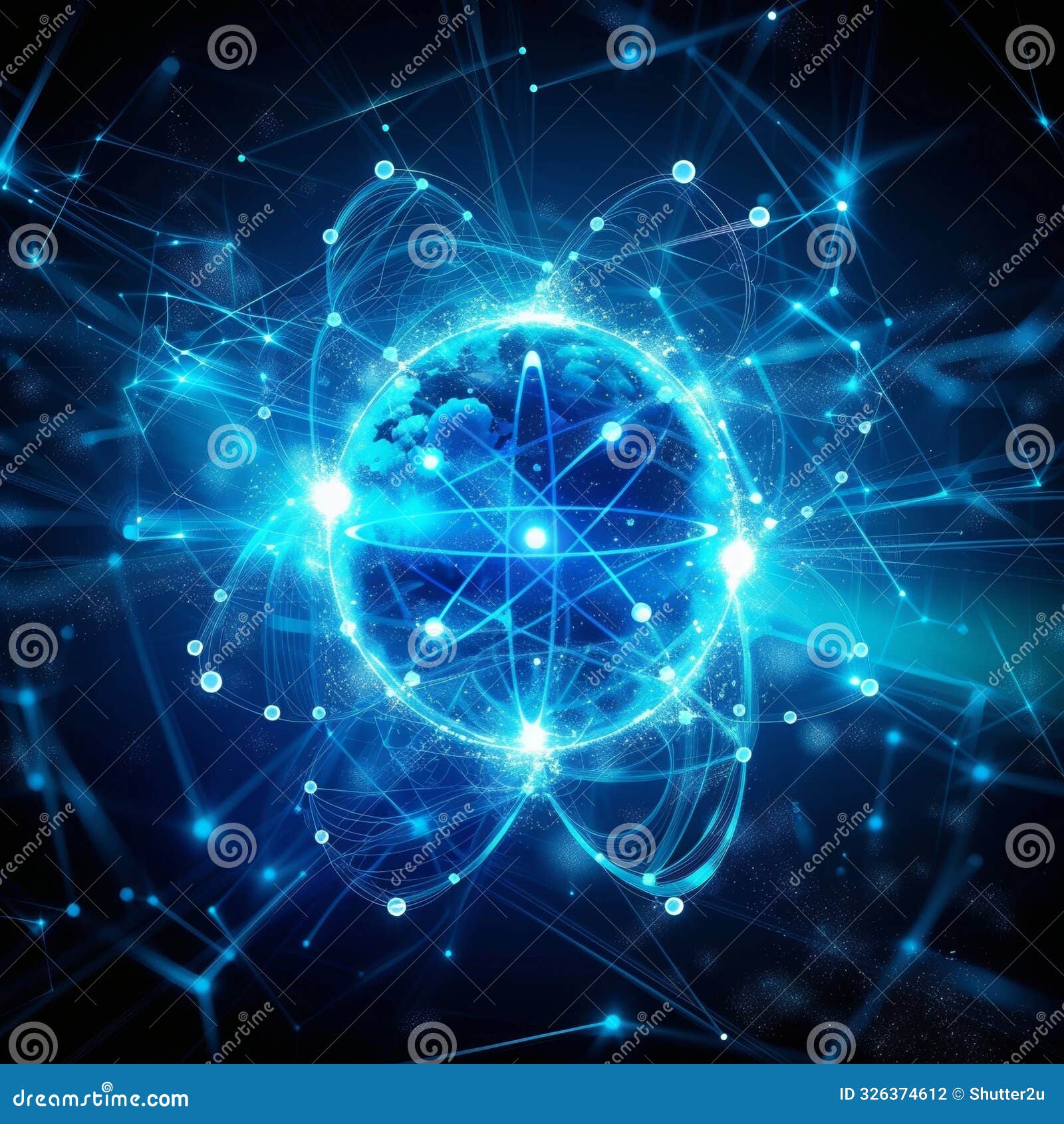 New Applications for Quantum Computing in Technology Stock Illustration ...